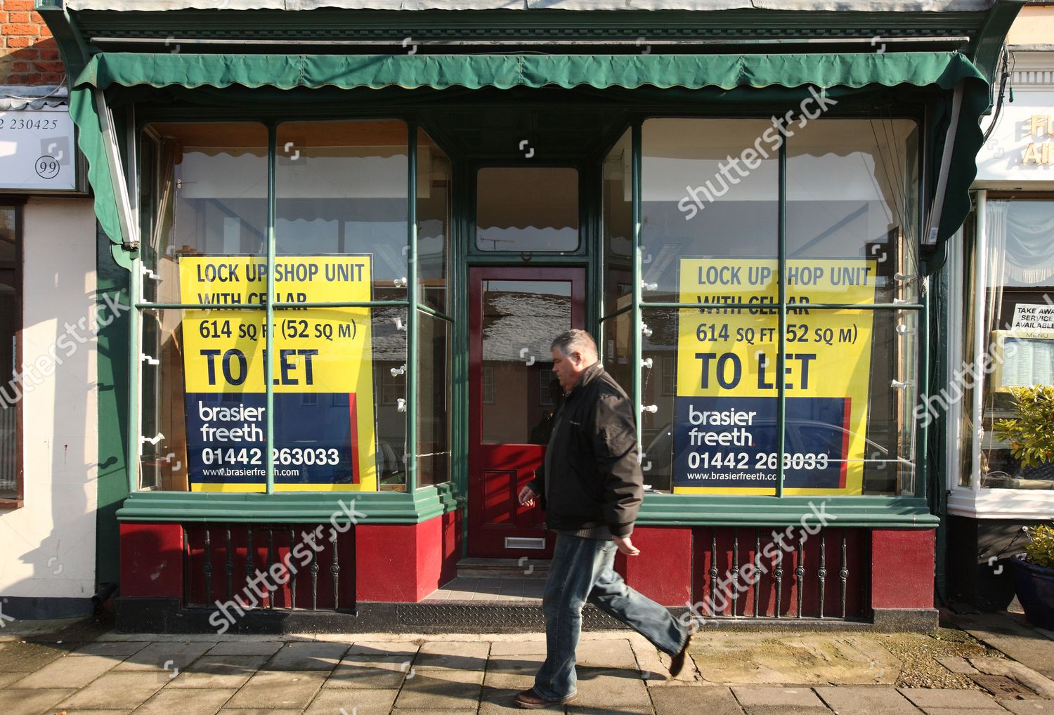 Closed Down Butchers Shop Hemel Hempstead Editorial Stock Photo - Stock ...