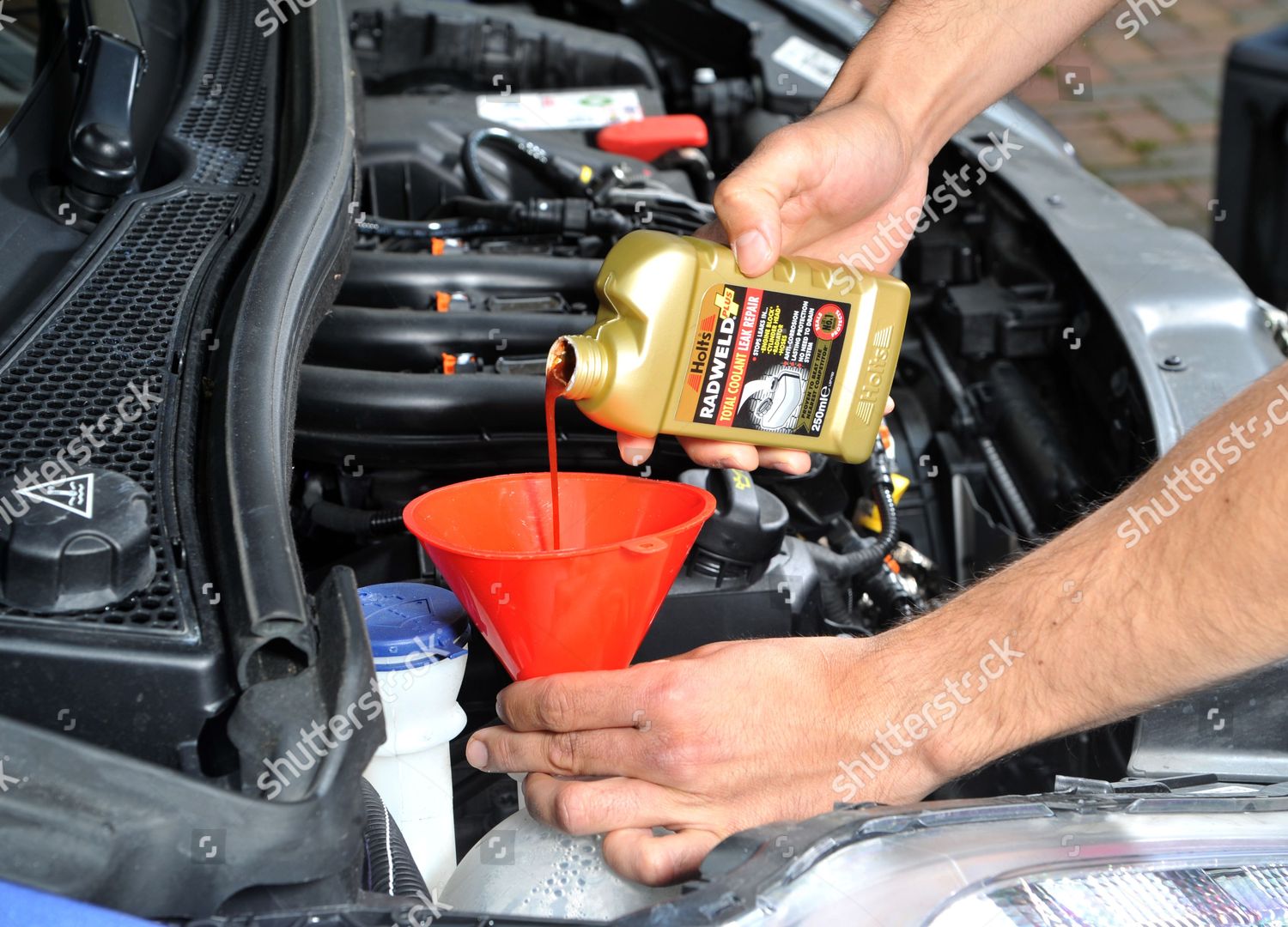 Topping Fluids Radiator Repeair Additive Car Editorial Stock Photo ...