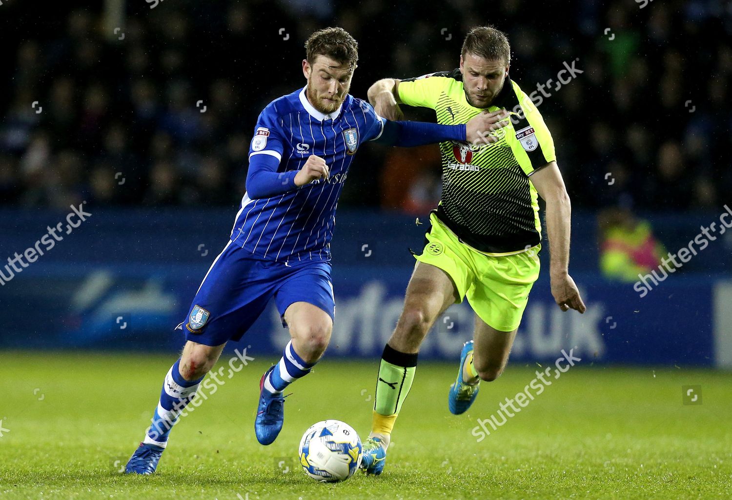 Sam Winnall Sheffield Wednesday Goes Past Editorial Stock Photo - Stock ...