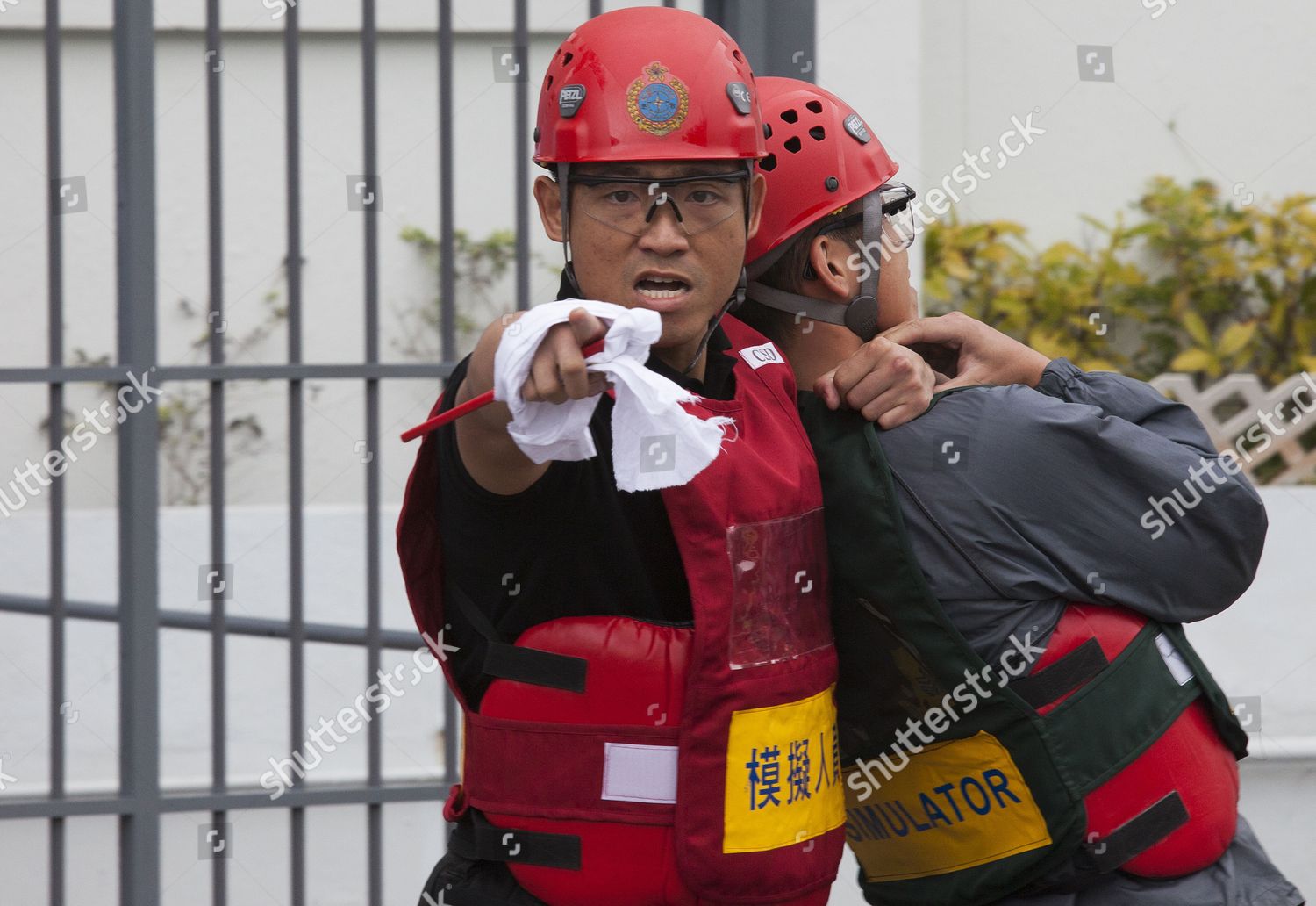Mock Prison Inmate Takes Another Mock Editorial Stock Photo - Stock ...