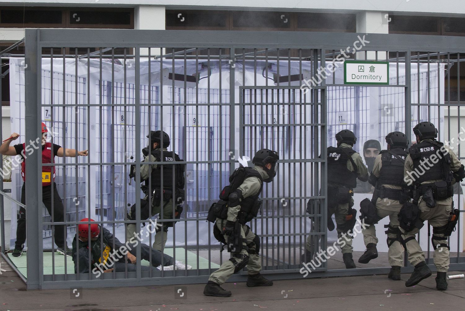 Antiriot Tactical Response Team Prison Guards Editorial Stock Photo ...