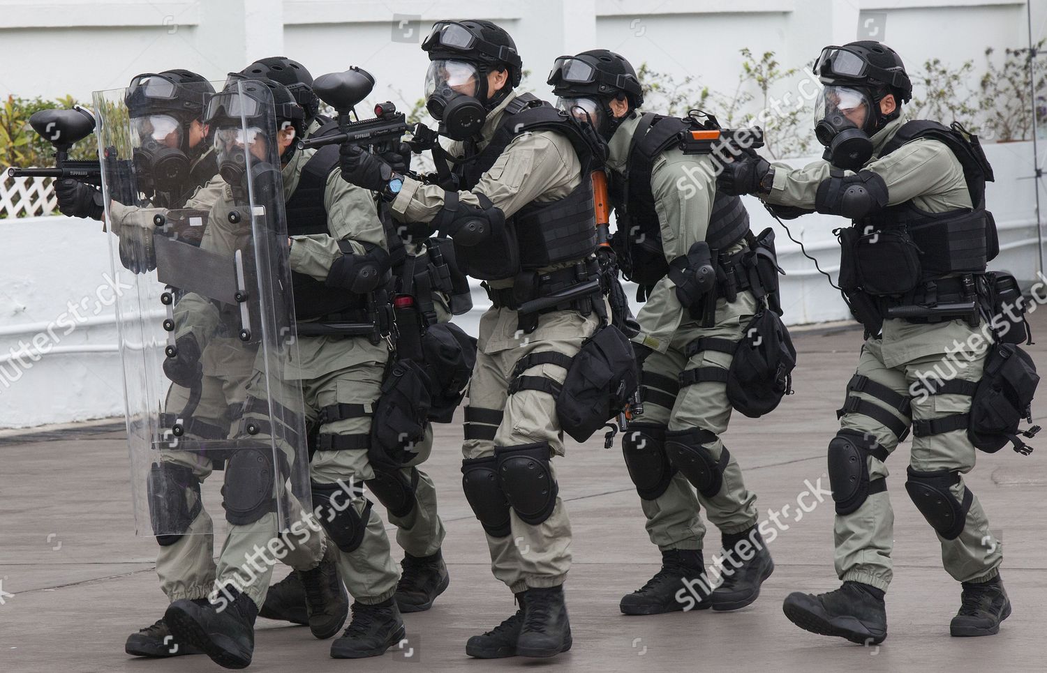 Antiriot Tactical Response Team Prison Guards Editorial Stock Photo ...