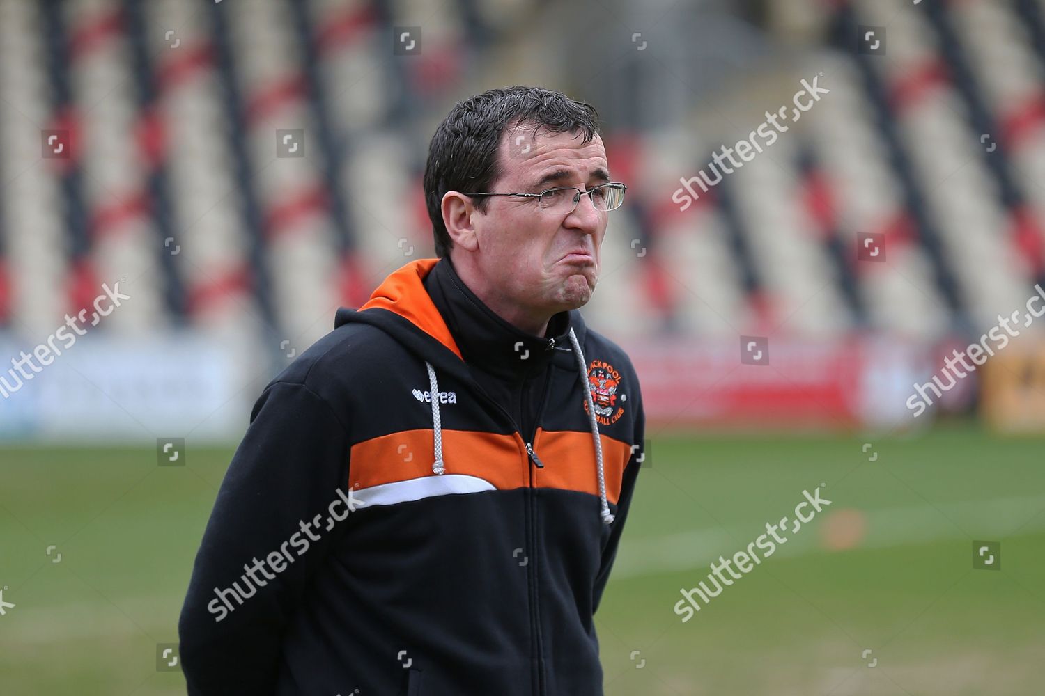 Blackpool Fc Manager Manager Gary Bowyer Editorial Stock Photo - Stock ...