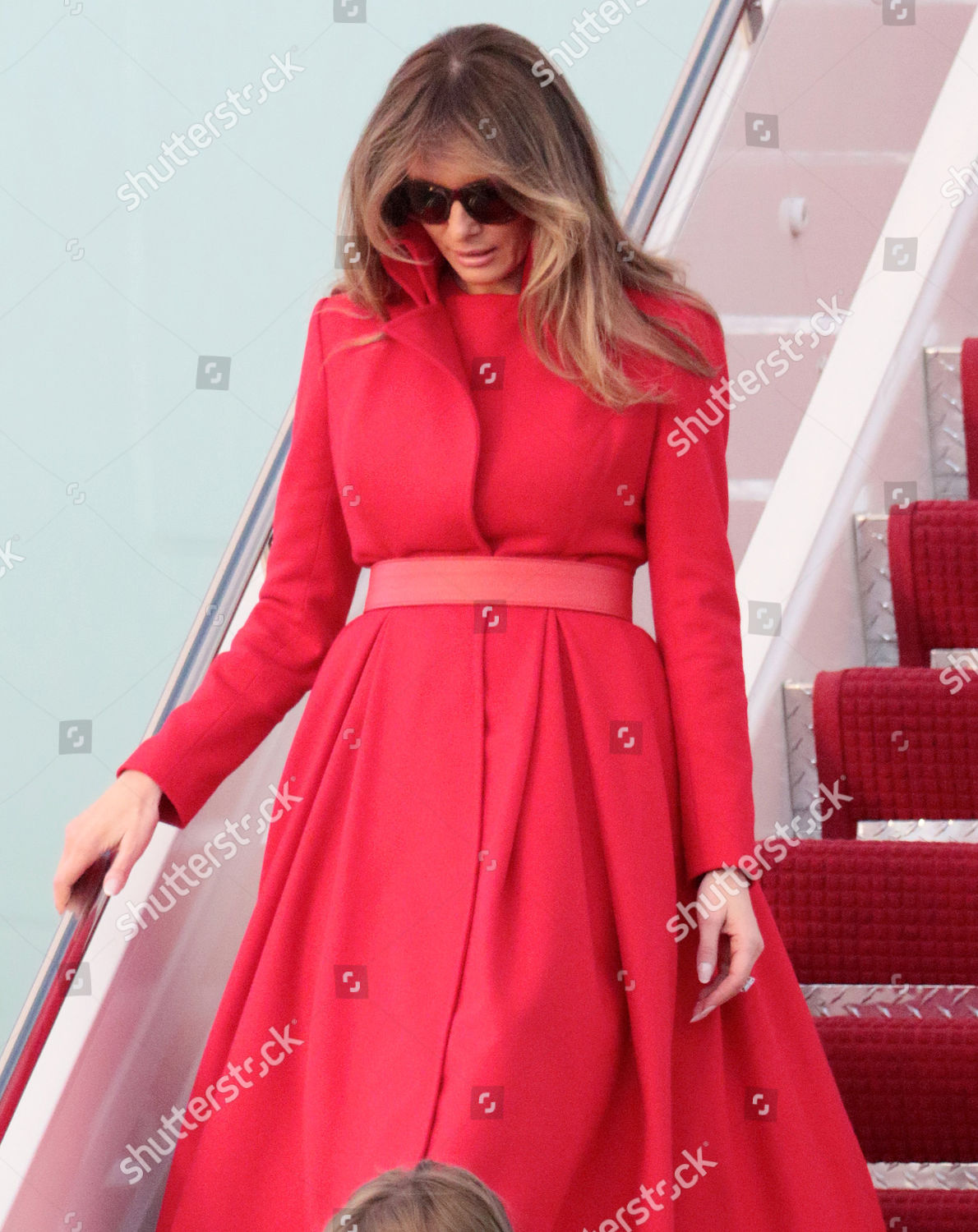 Melania Trump Arriving Palm Beach Editorial Stock Photo - Stock Image ...