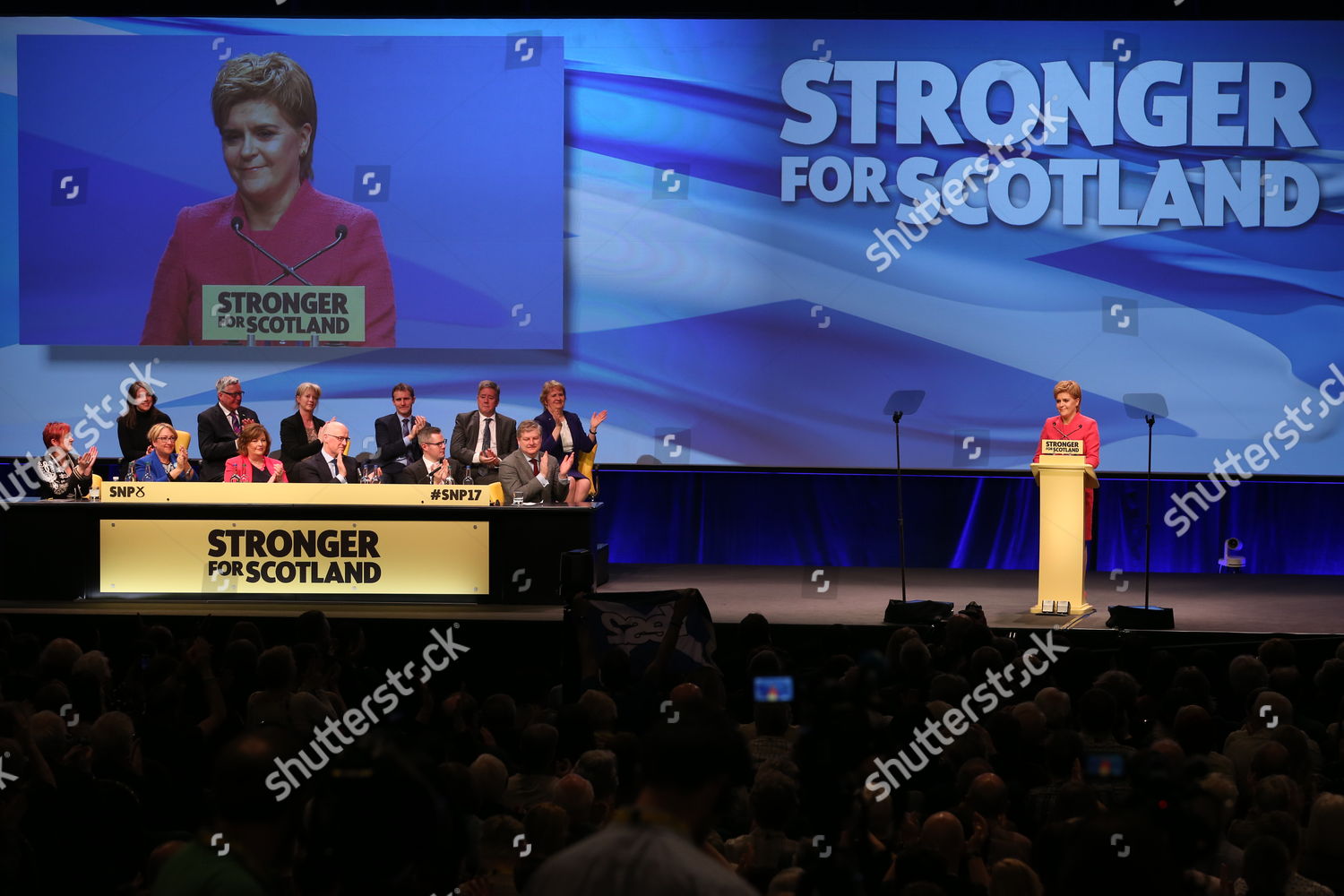 Nicola Sturgeon First Minister Scotland Leader Editorial Stock Photo ...