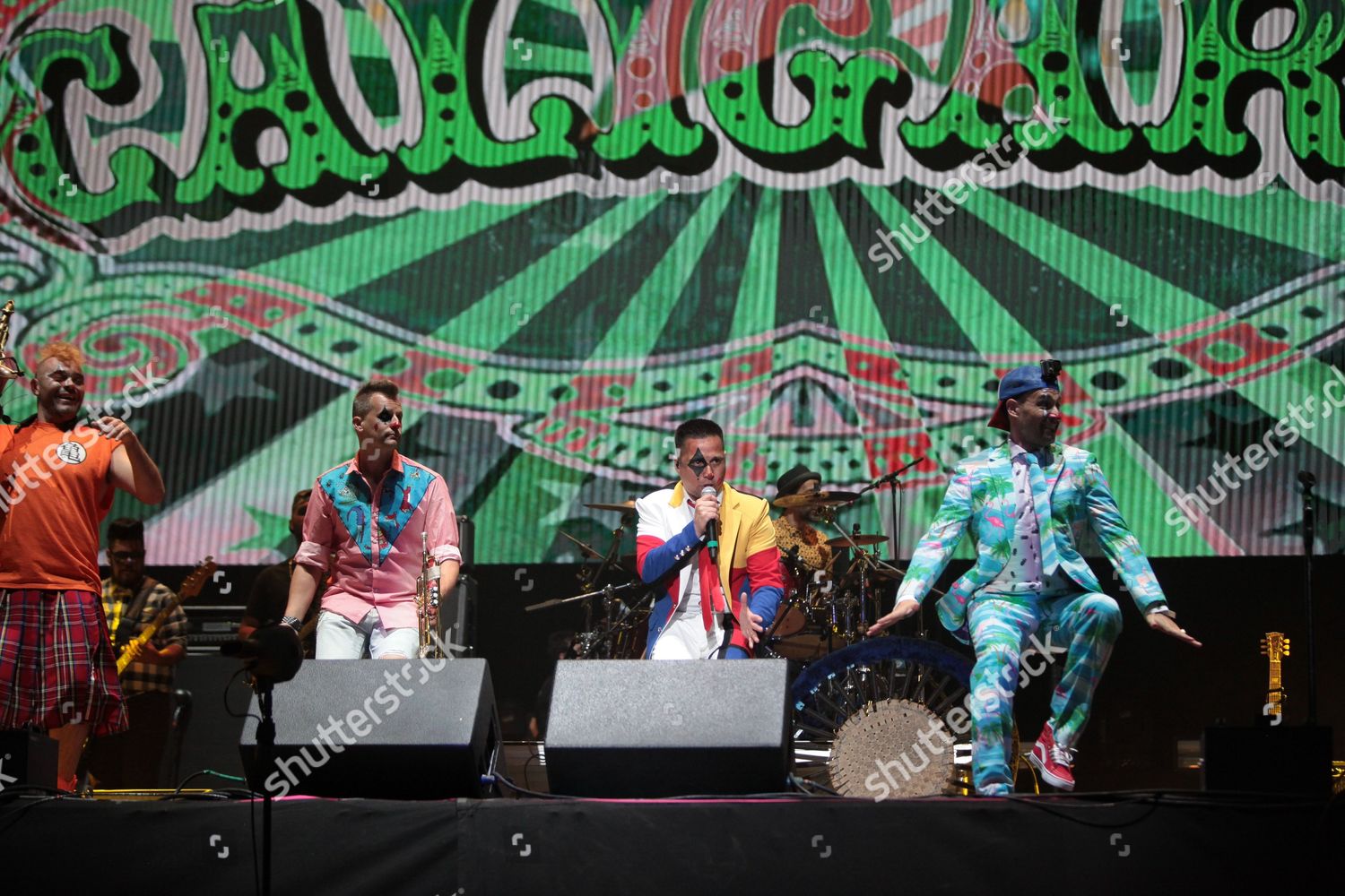 Argentinean Band Los Caligaris Performs During Editorial Stock Photo ...