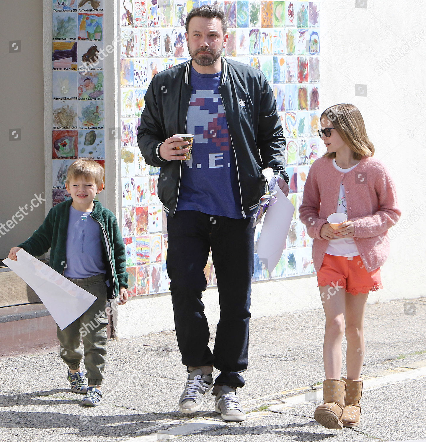 Ben Affleck Son Samuel Affleck Daughter Editorial Stock Photo - Stock ...