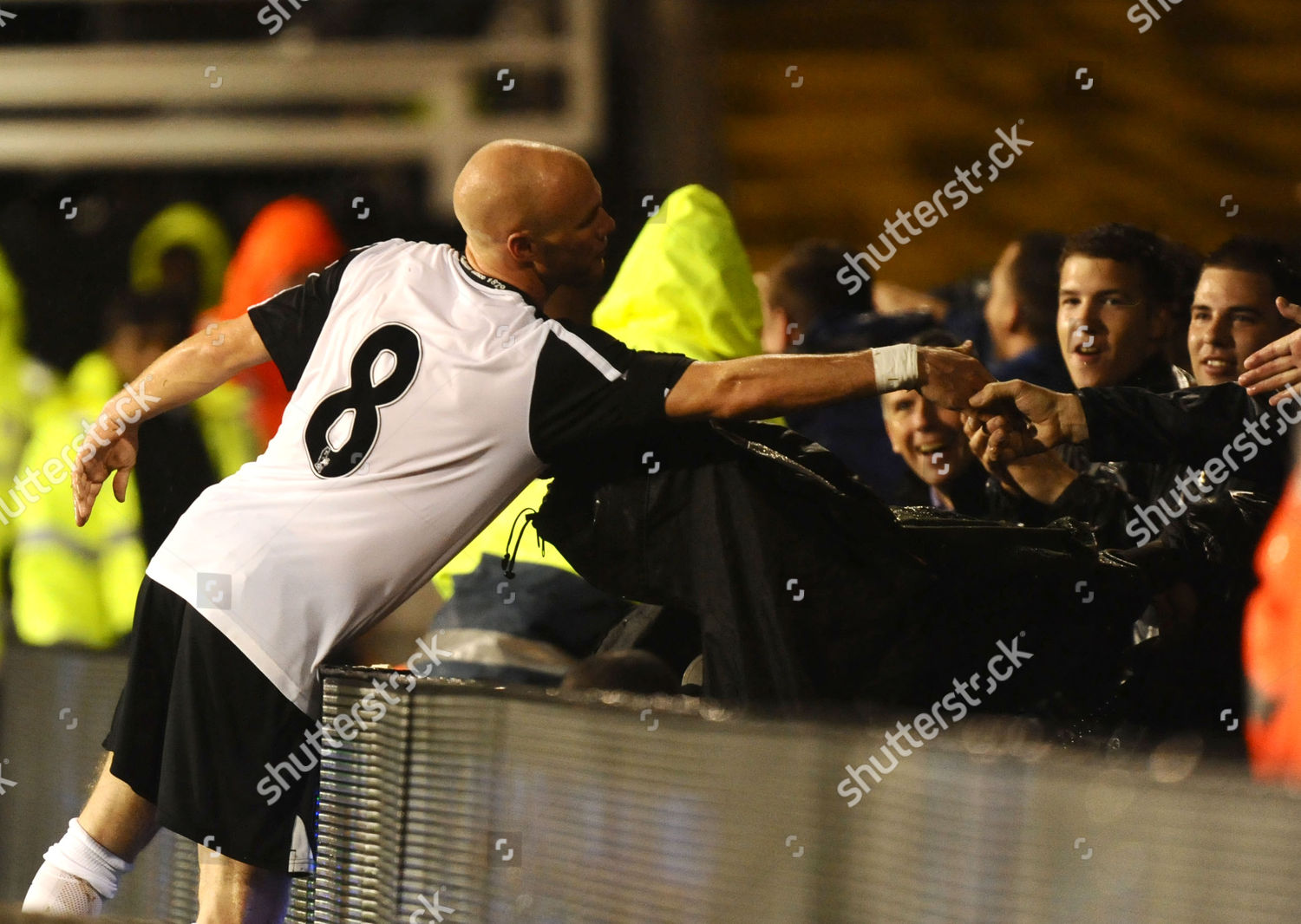 Andy Johnson Fulham Celebrates After Scoring Editorial Stock Photo ...