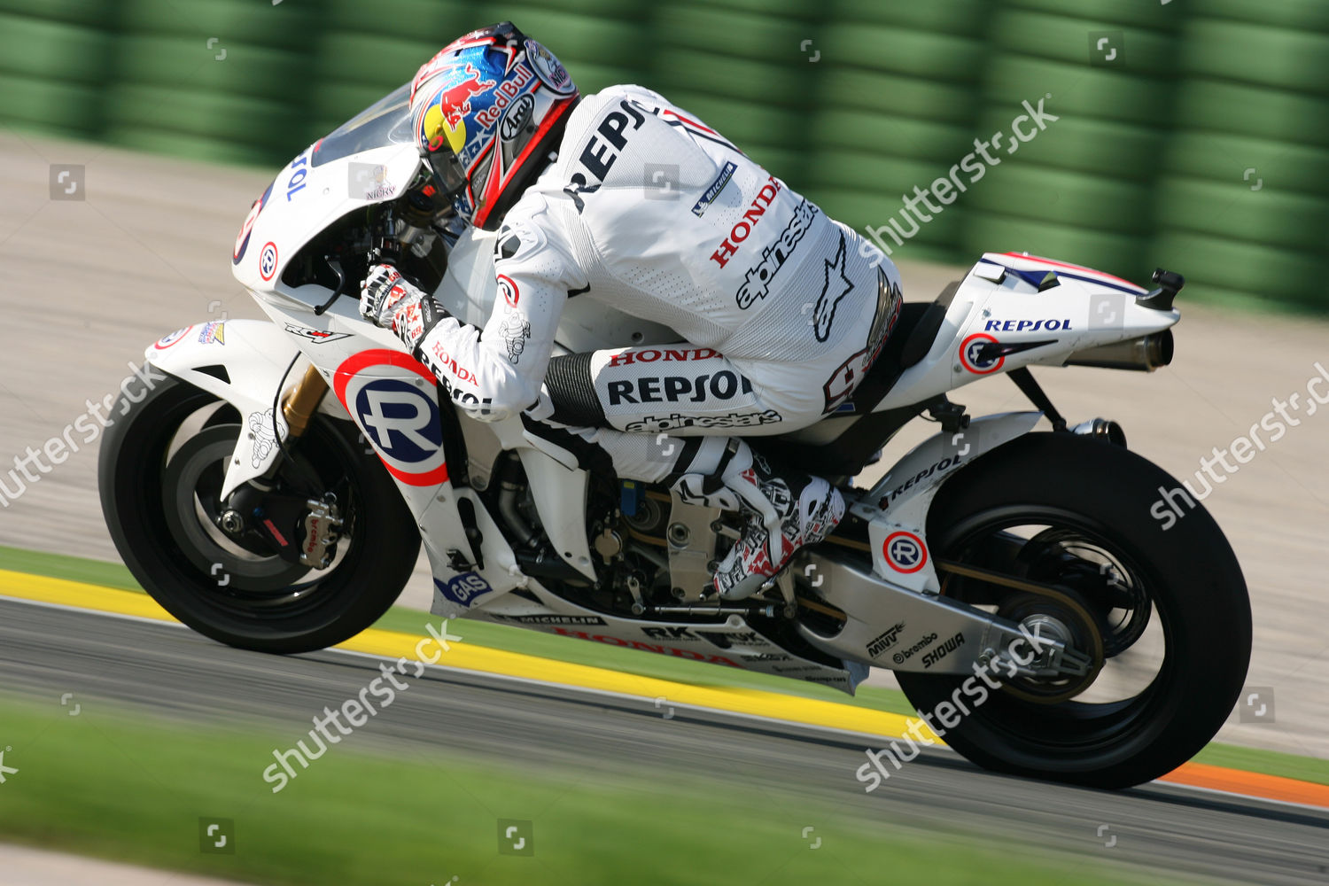 Nicky Hayden Retro 1969 Repsol Paint Editorial Stock Photo - Stock ...