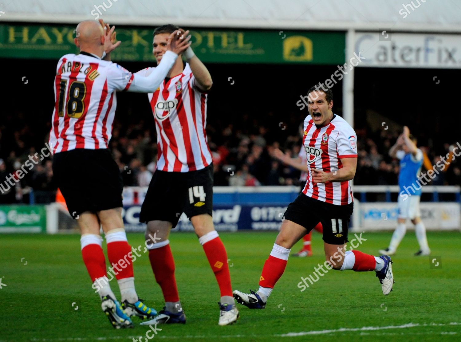 Bill Sharp Southampton Celebrates His Goal Editorial Stock Photo ...