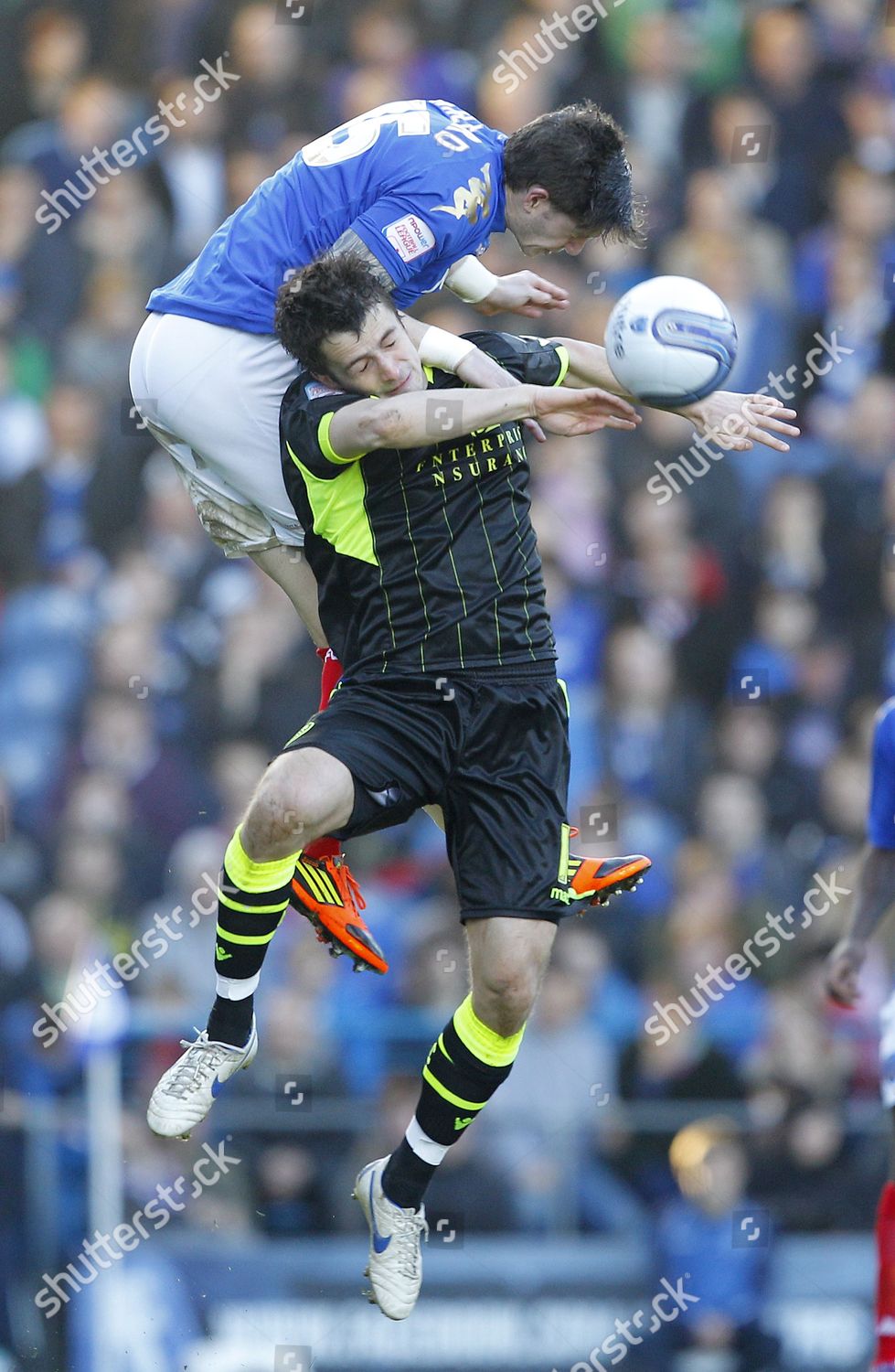 Greg Halford Portsmouth Leeds United Midfielder Editorial Stock Photo ...
