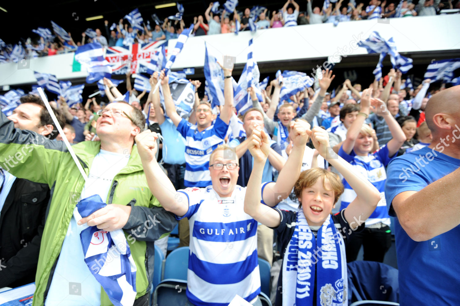 Qpr Fans Celebrate Their Early Opening Editorial Stock Photo - Stock ...