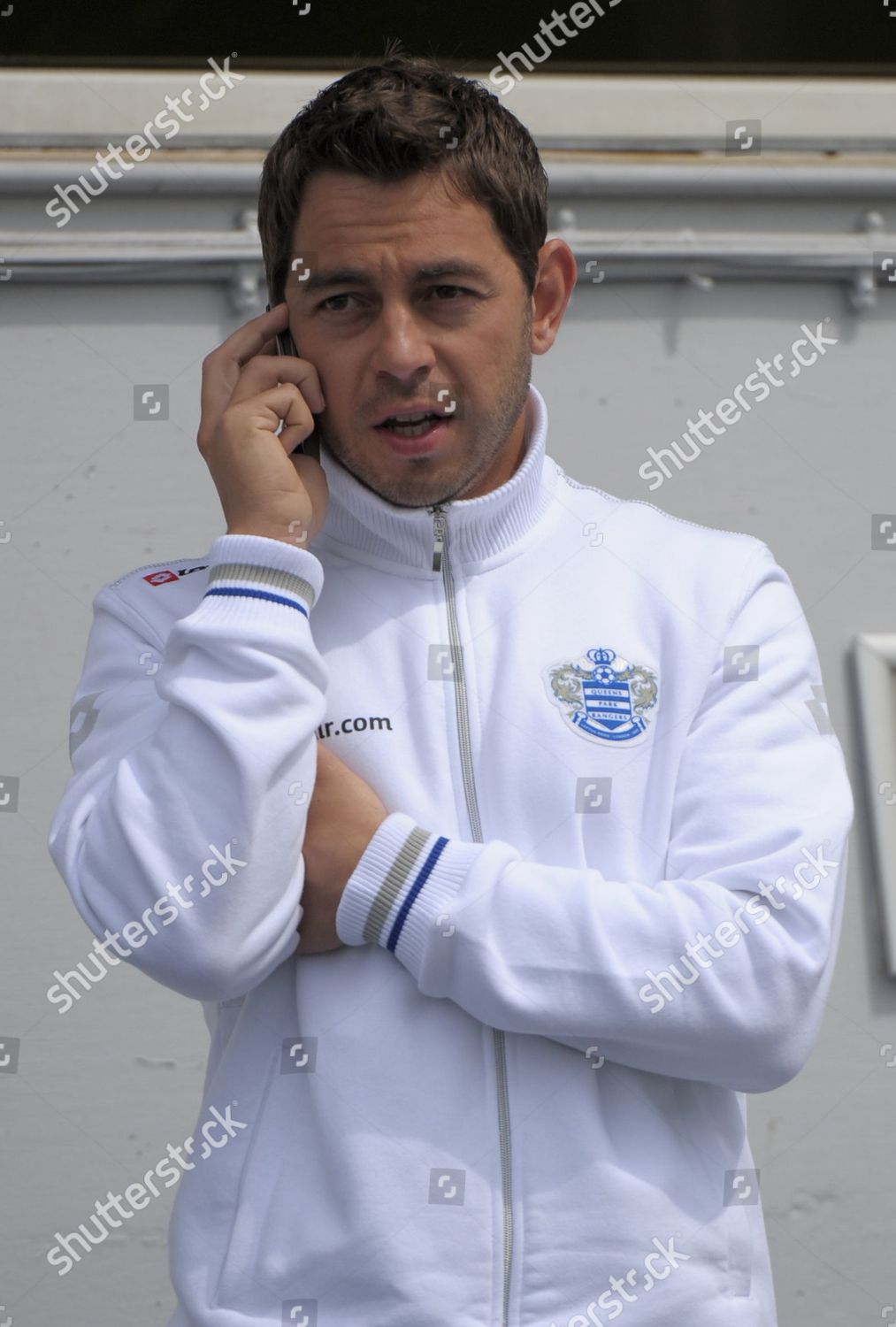 Lee Cook Qpr Talks On His Editorial Stock Photo - Stock Image ...