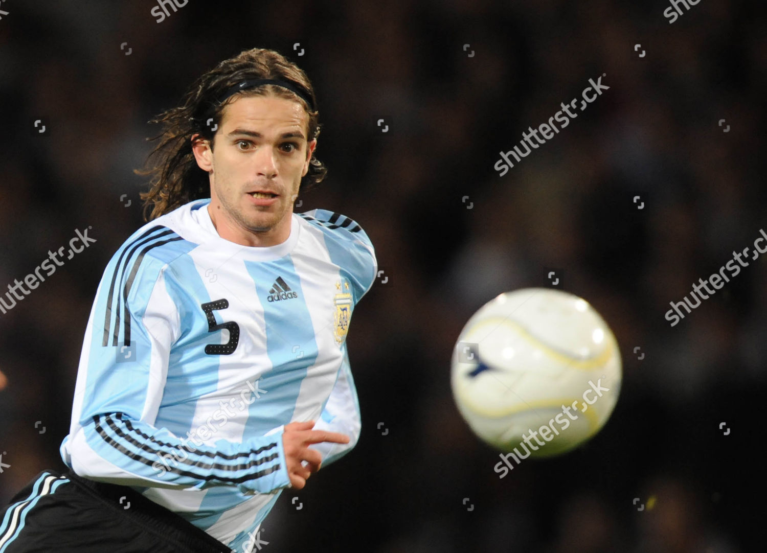 Fernando Gago Argentina United Kingdom Glasgow Editorial Stock Photo ...