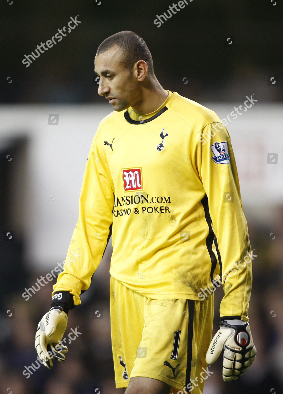 Goalkeeper Heurelho Gomes Tottenham Hotspur Looks Editorial Stock Photo ...