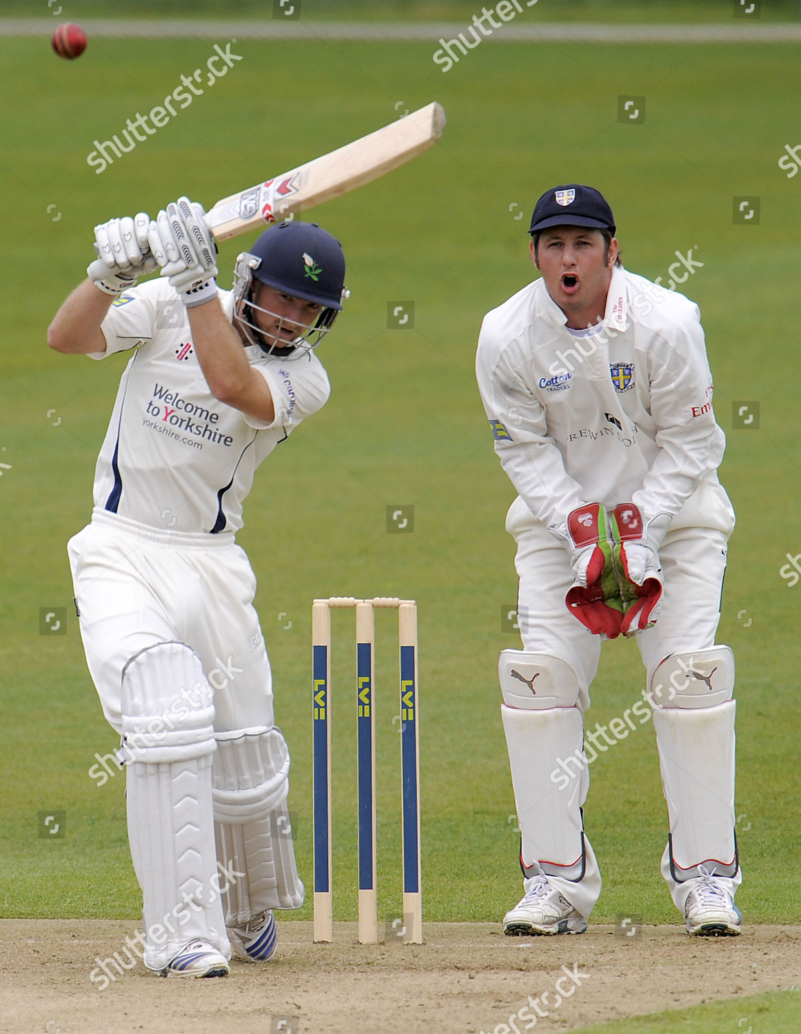 Adam Lythe Yorkshire Ccc On Hos Editorial Stock Photo - Stock Image ...