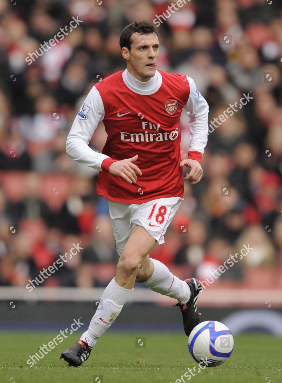 Sebastien Squillaci Arsenal United Kingdom London Editorial Stock Photo ...