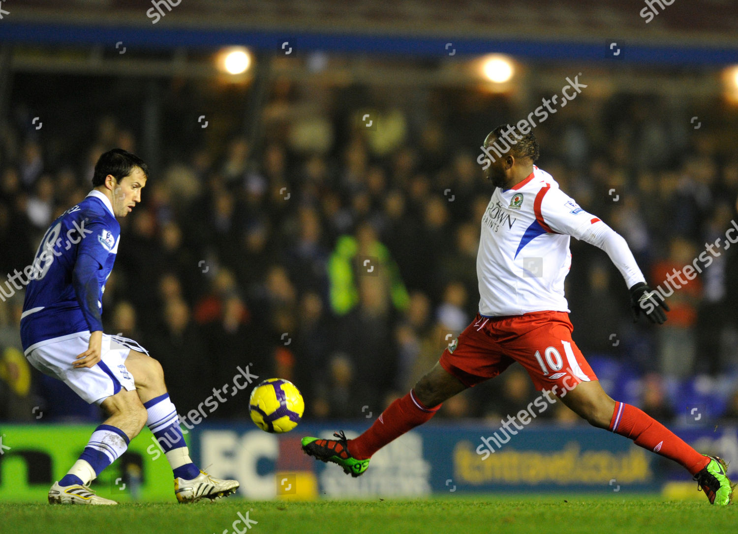 Keith Fahey Birmingham City Benni Mccarthy Editorial Stock Photo ...