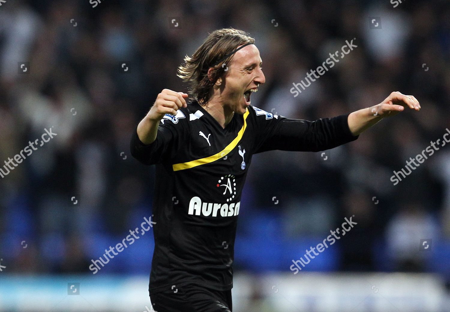 Luka Modric Tottenham Hotspur Celebrates Scoring Editorial Stock Photo ...