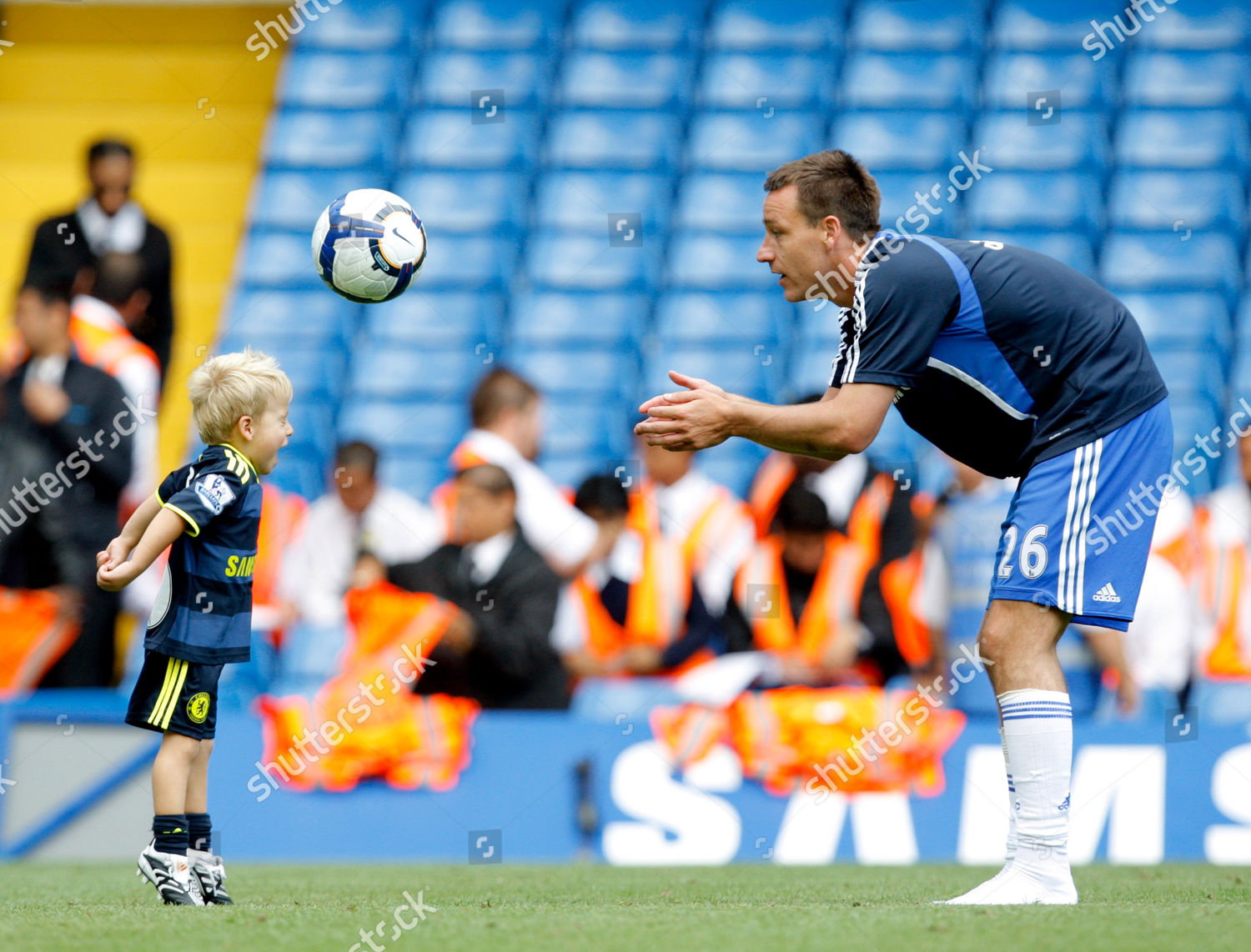 John Terry Chelsea His Son Georgie Editorial Stock Photo - Stock Image ...
