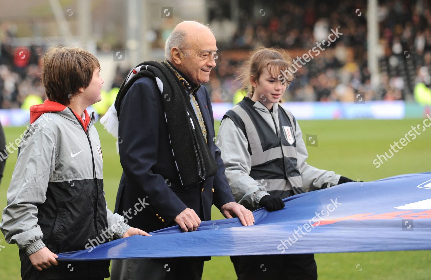 Fulham Owner Mohamed Al Fayed Jokes Editorial Stock Photo - Stock Image ...