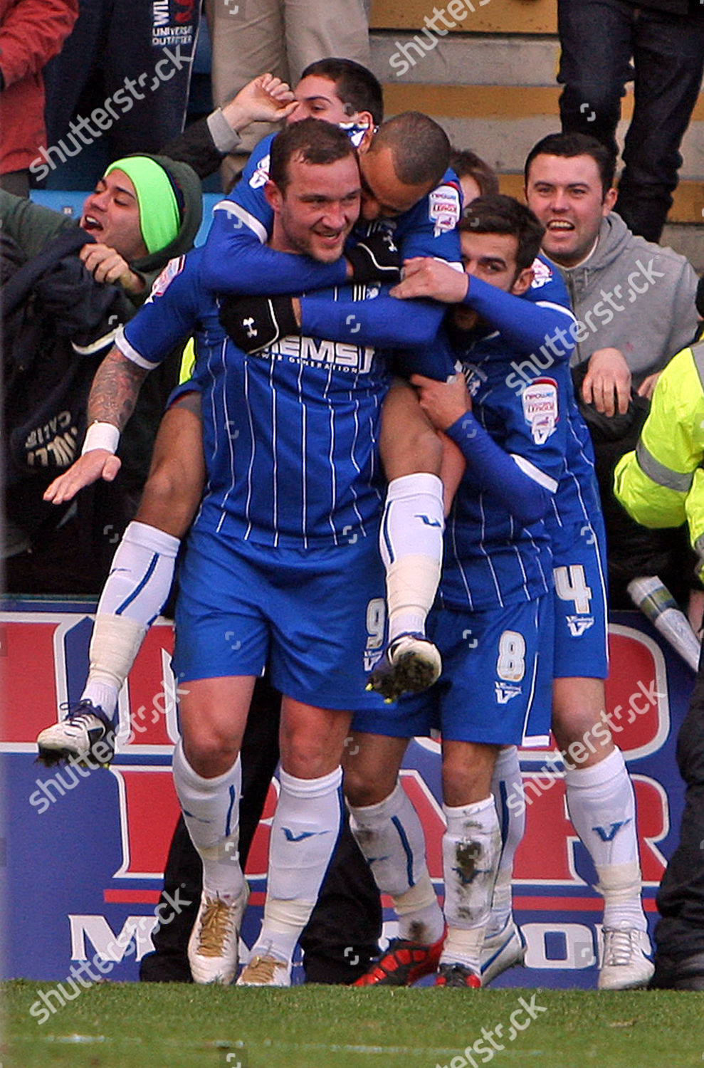 Danny Kedwell Gillingham Celebrates Scoring Goal Editorial Stock Photo ...