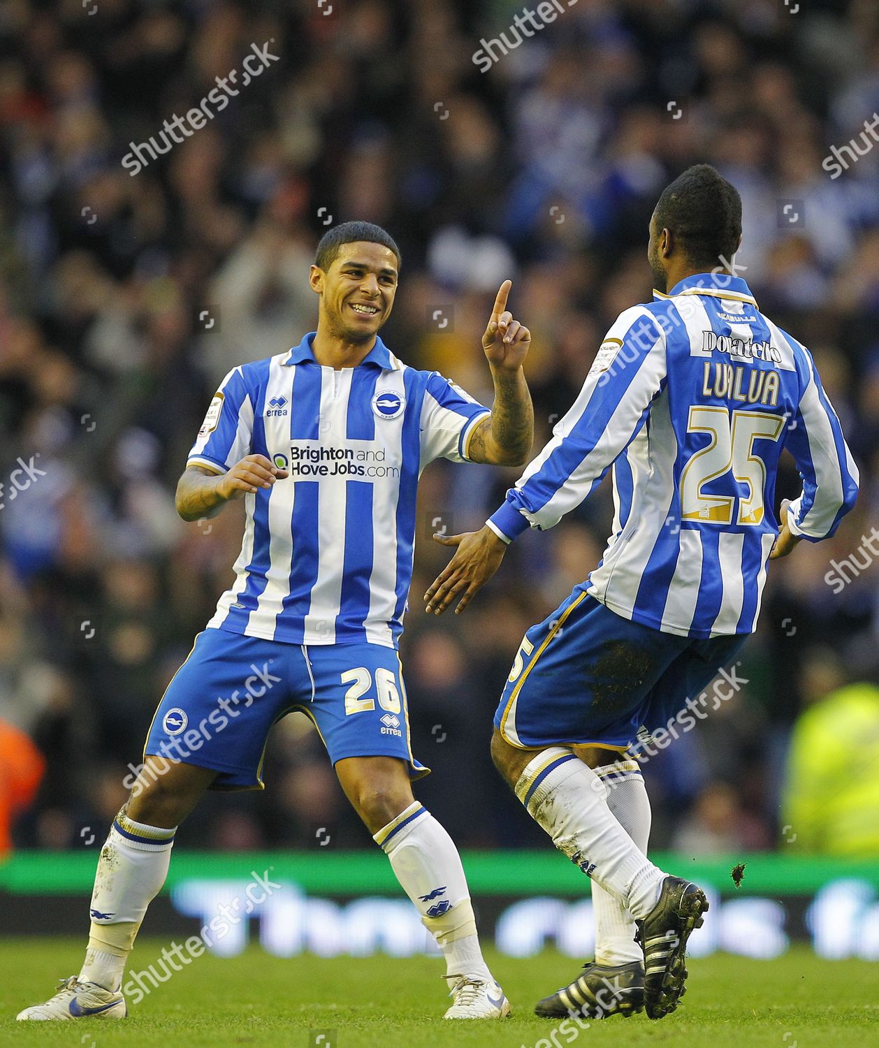 Kazenga Lualua Celebrates Team Mate Liam Editorial Stock Photo - Stock ...