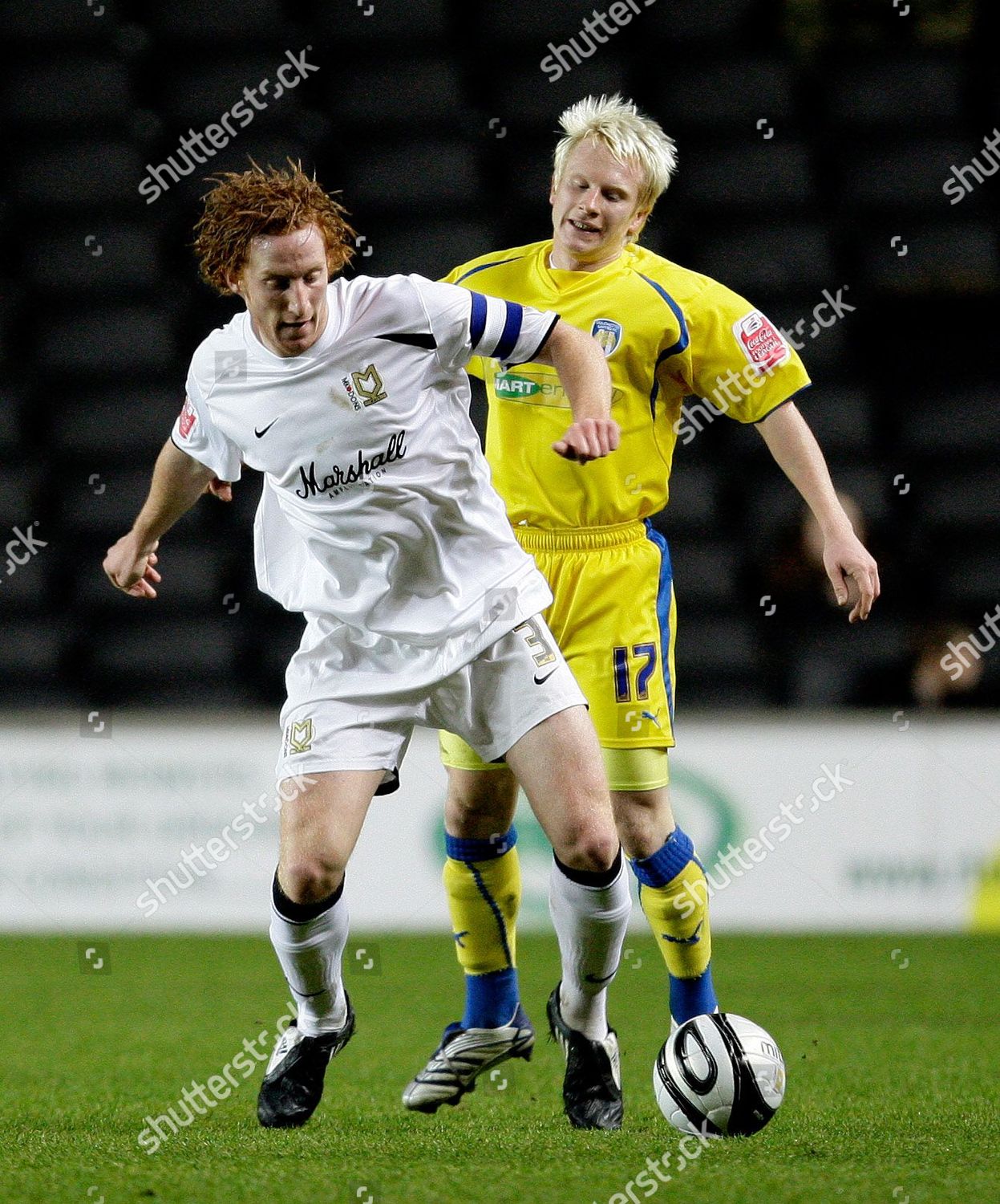 Dean Lewington Mk Dons David Perkins Editorial Stock Photo - Stock ...