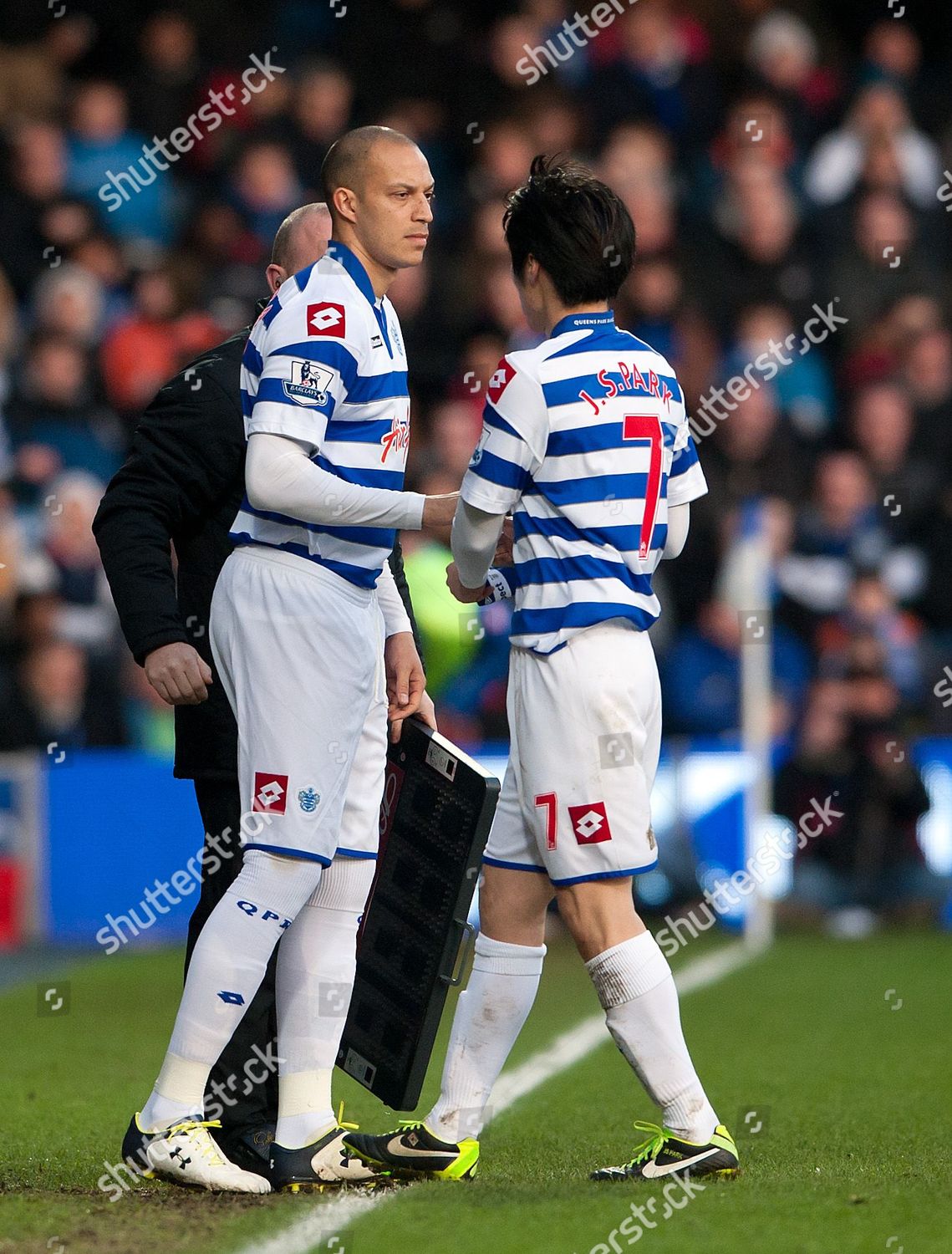 Bobby Zamora Qpr Replaces Jisung Park Editorial Stock Photo - Stock ...