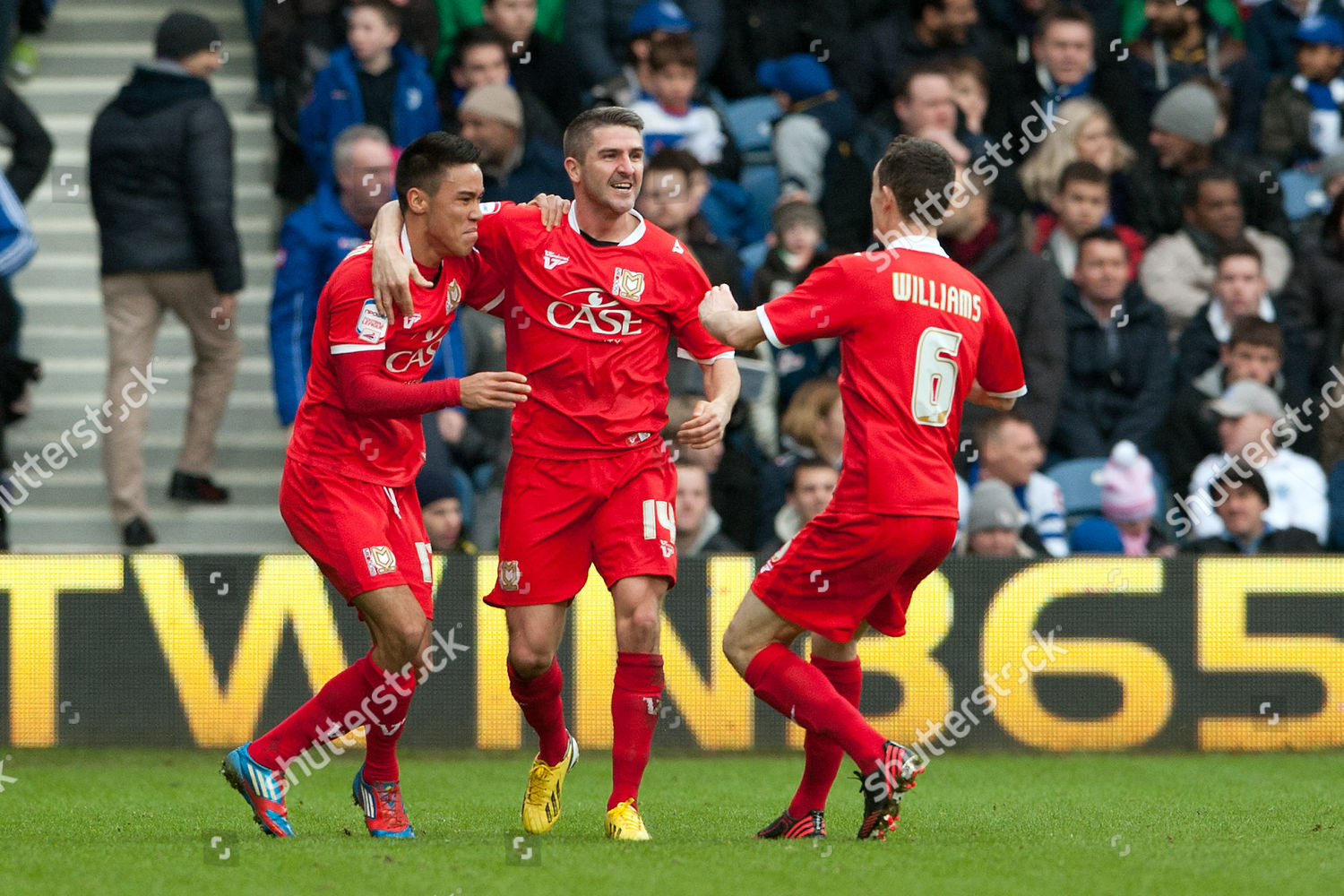 Ryan Lowe Milton Keynes Dons Celebrates Editorial Stock Photo - Stock ...