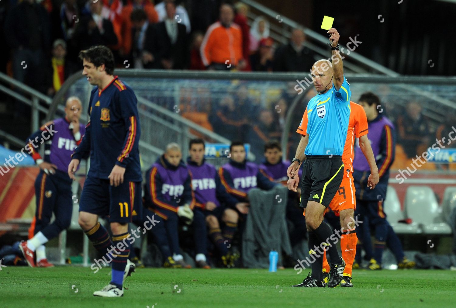 Joan Capdevila Spain Shown Yellow Card Editorial Stock Photo - Stock ...