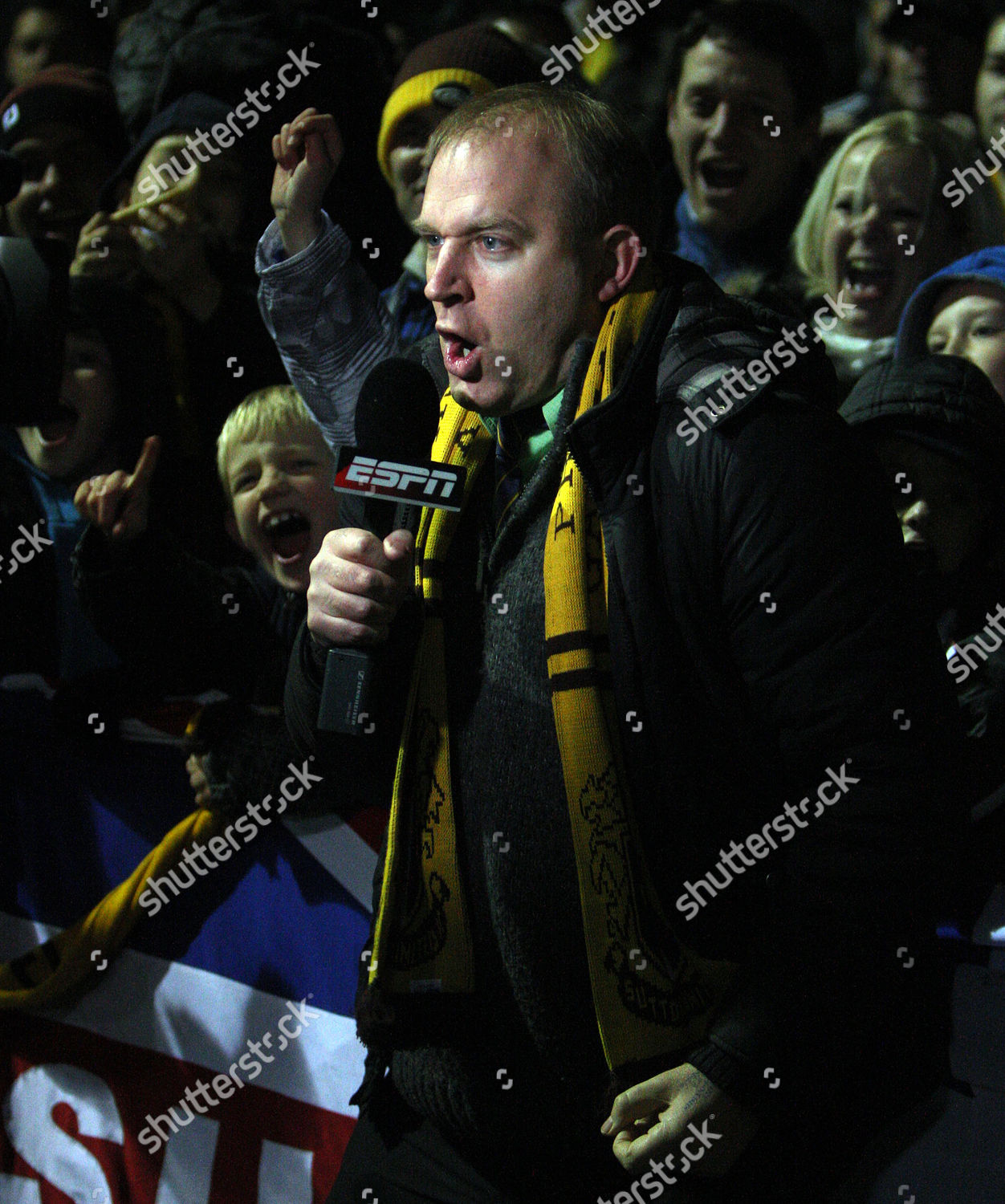 Comedian Sutton United Fan Tim Vine Editorial Stock Photo - Stock Image ...