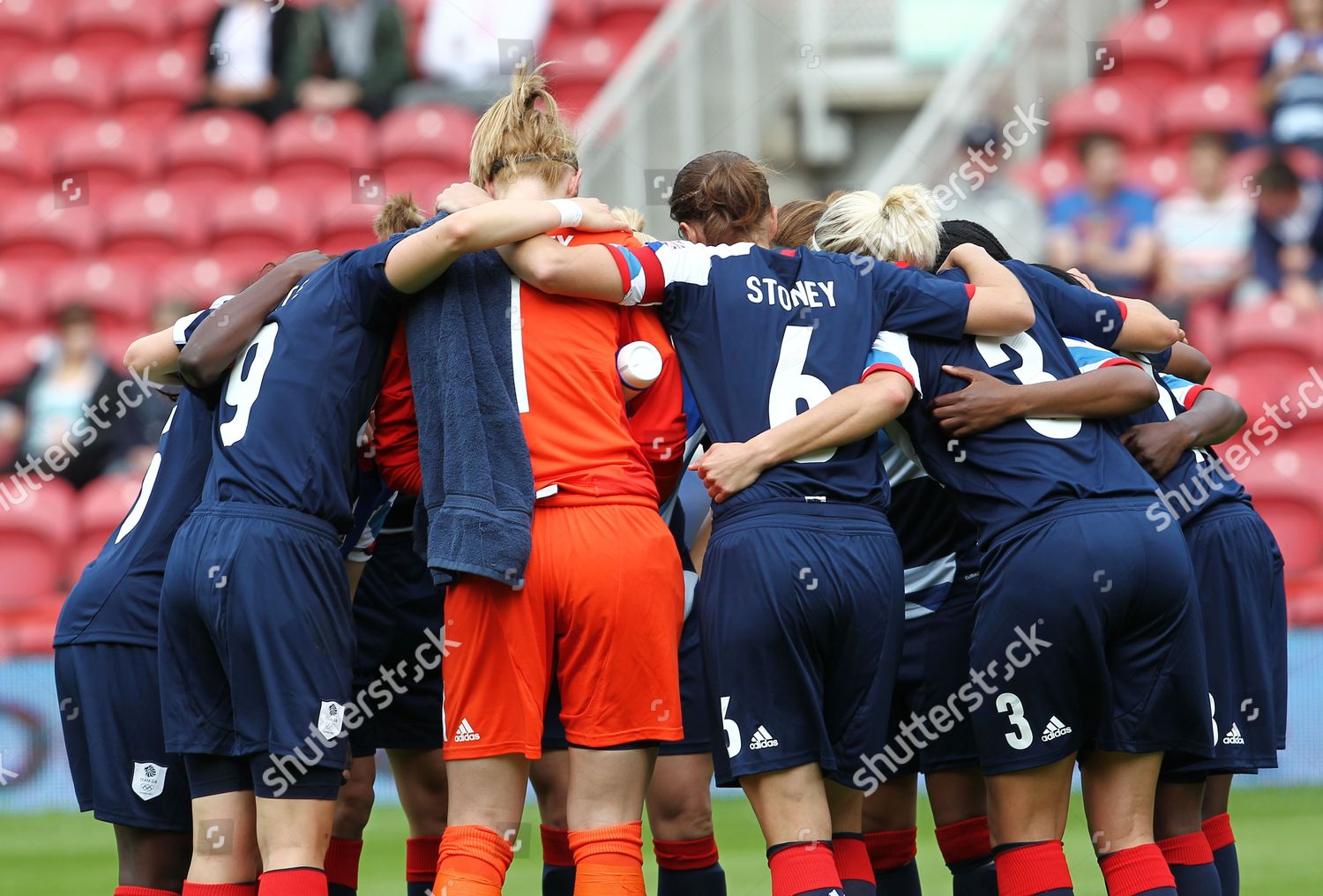 Team Gb Women Huddle Together Before Editorial Stock Photo - Stock ...