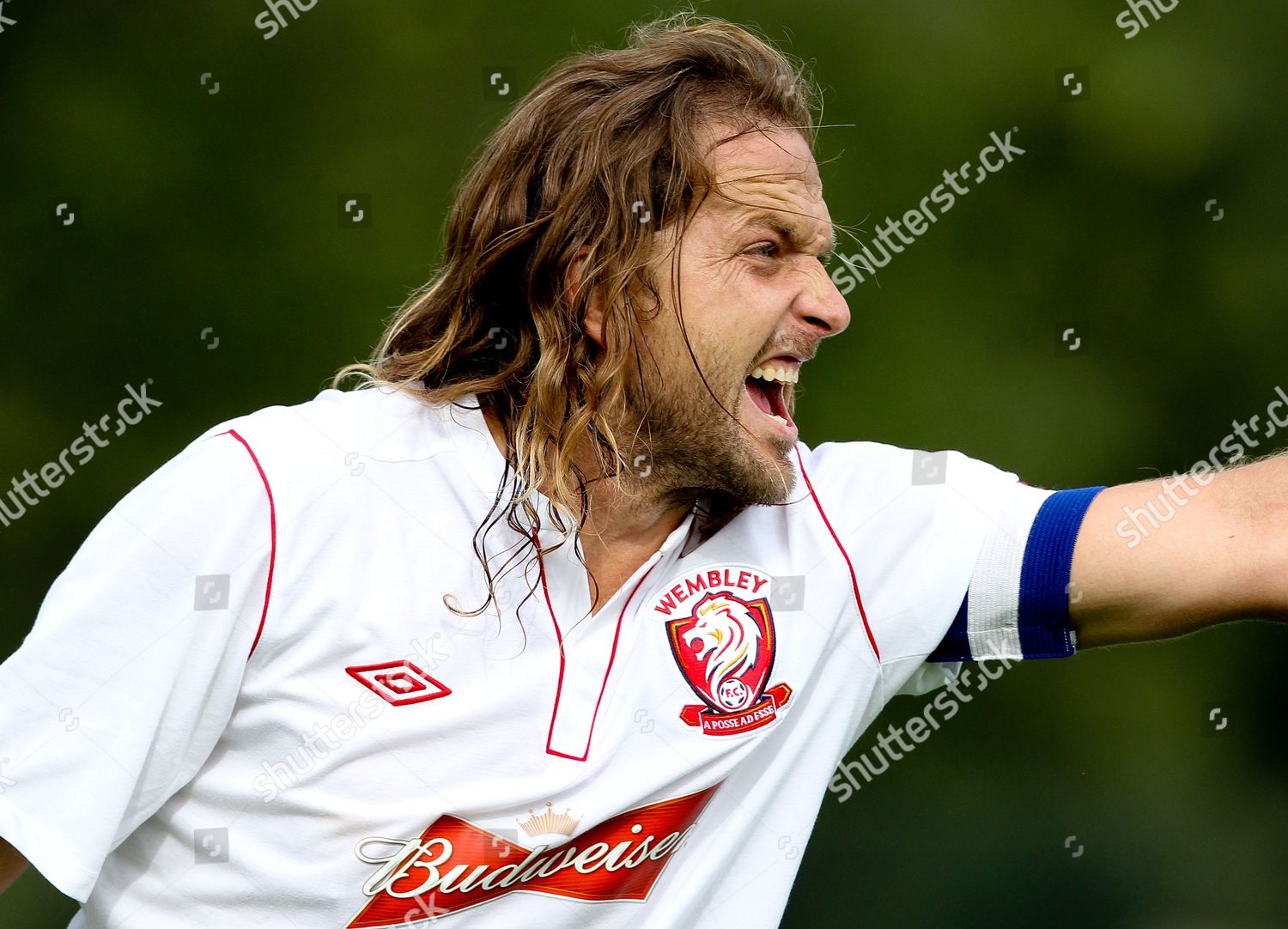 Wembley Fc Playermanager Ian Bates Shouts Editorial Stock Photo - Stock ...