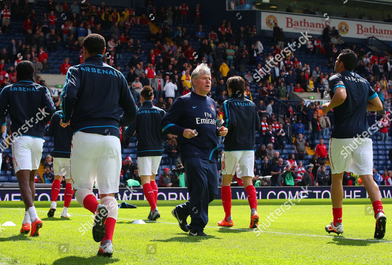 Arsenal Assistant Manager Pat Rice Takes Editorial Stock Photo - Stock ...