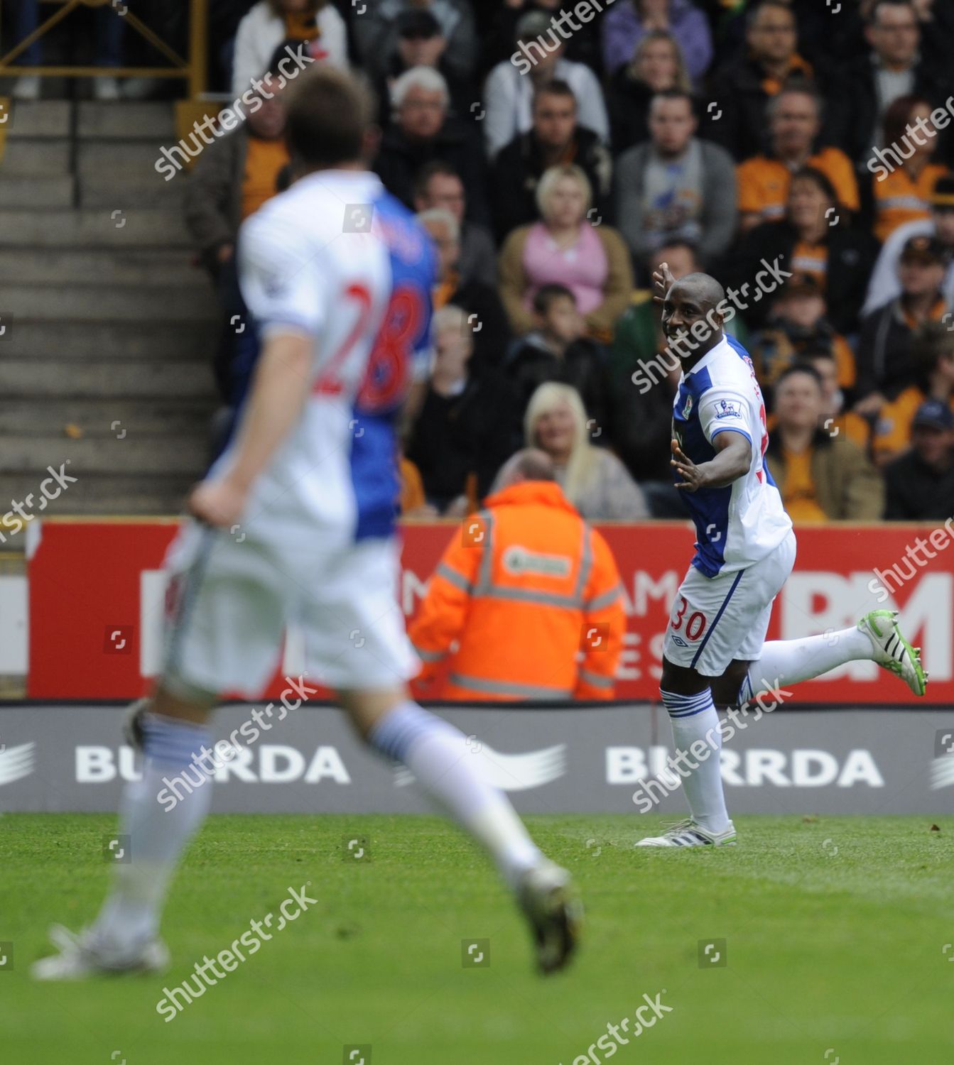 Jason Roberts Blackburn Rovers Celebrates His Editorial Stock Photo ...
