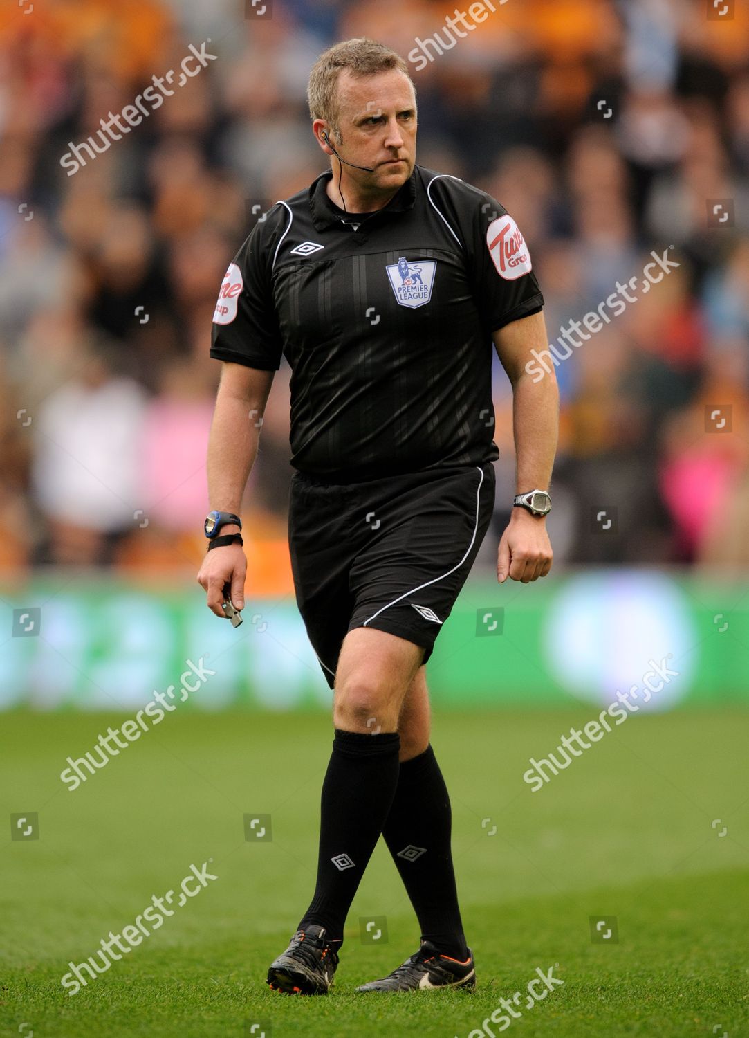 Referee Jonathan Moss United Kingdom Wolverhampton Editorial Stock ...
