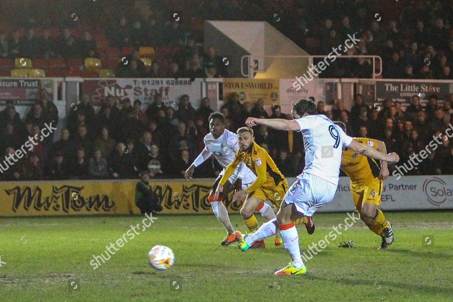 Danny Hylton Luton Town Scores His Editorial Stock Photo - Stock Image ...