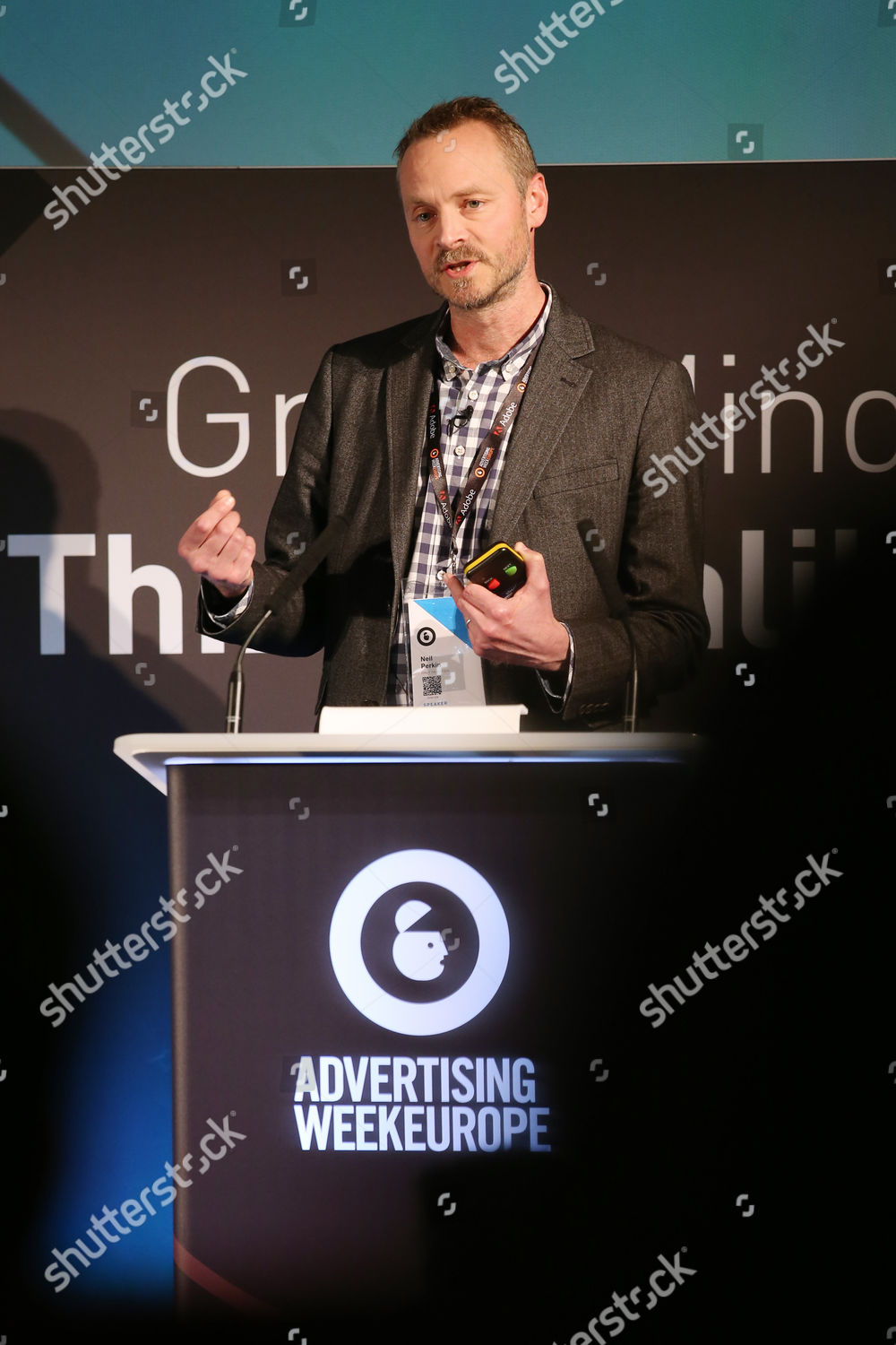 Neil Perkin Founder Only Dead Fish Editorial Stock Photo - Stock Image ...