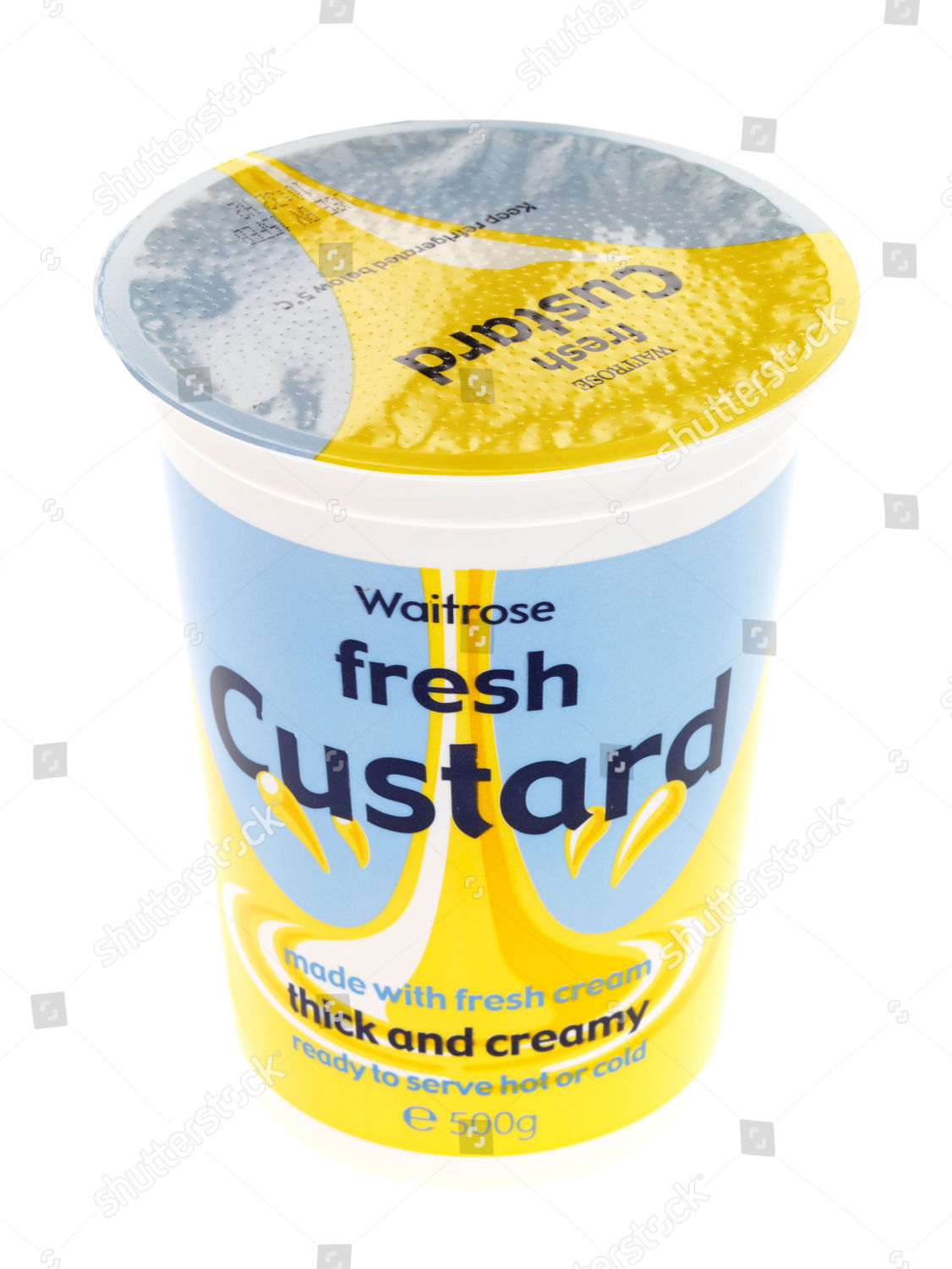 Waitrose Fresh Custard Editorial Stock Photo - Stock Image | Shutterstock