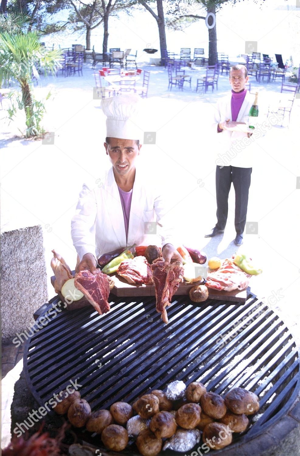 Chef Barbeque Majorca Spain Editorial Stock Photo - Stock Image ...