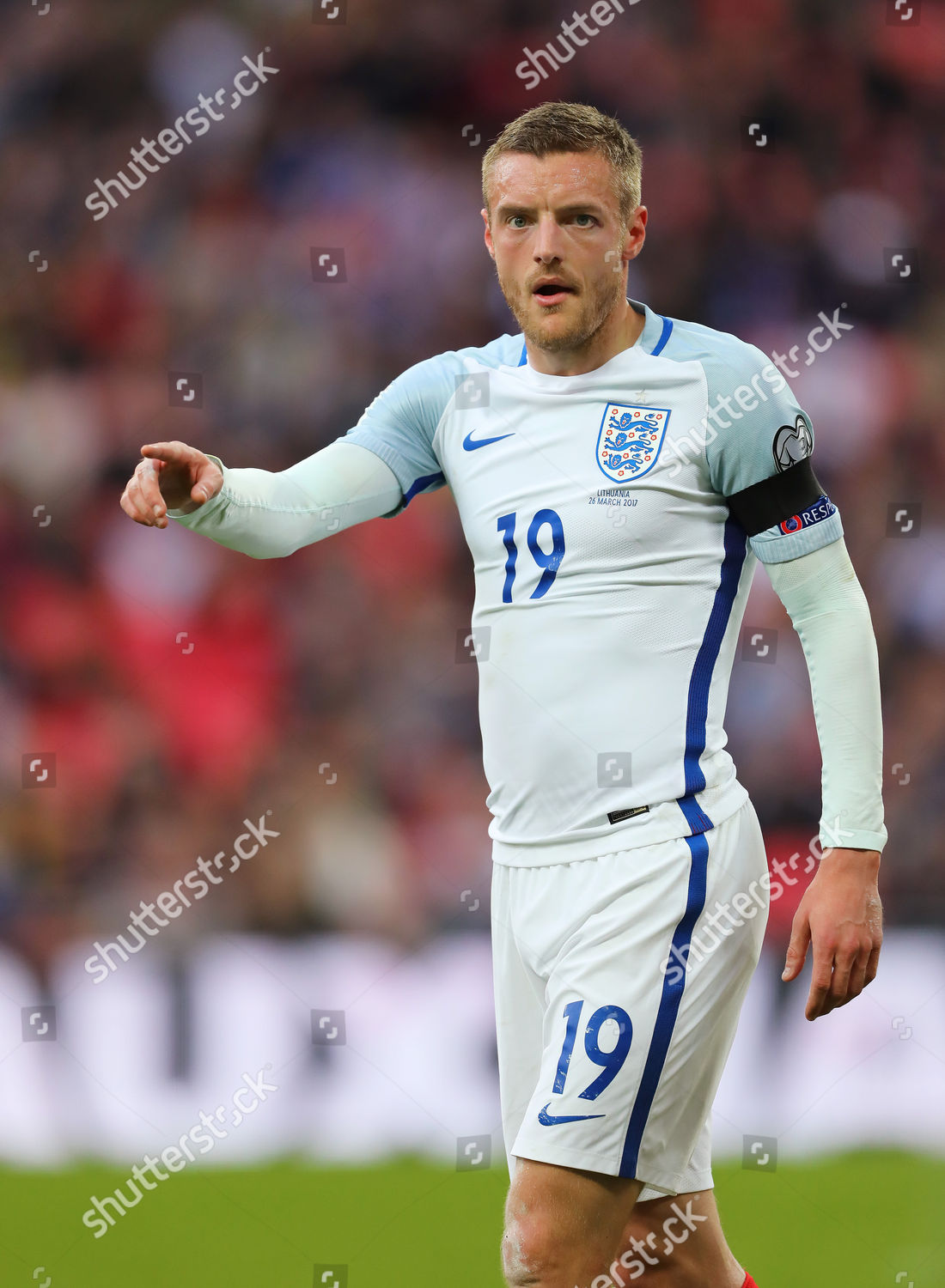 Jamie Vardy England England V Lithuania Editorial Stock Photo - Stock ...