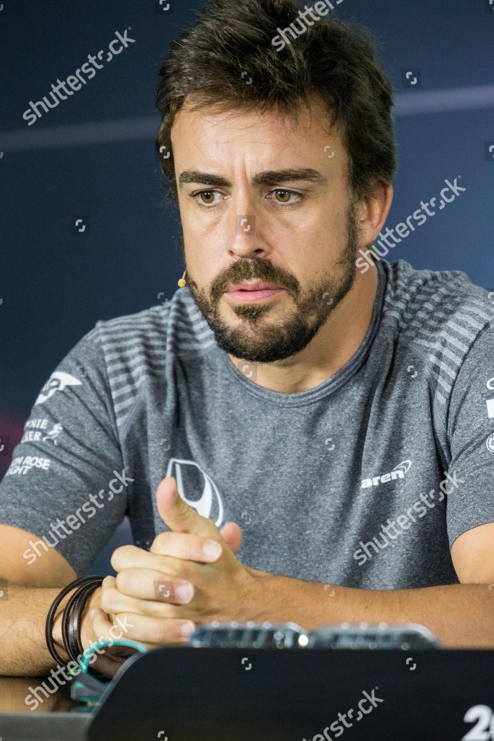 Fernando Alonso Spain Driving Mclaren Honda Editorial Stock Photo ...
