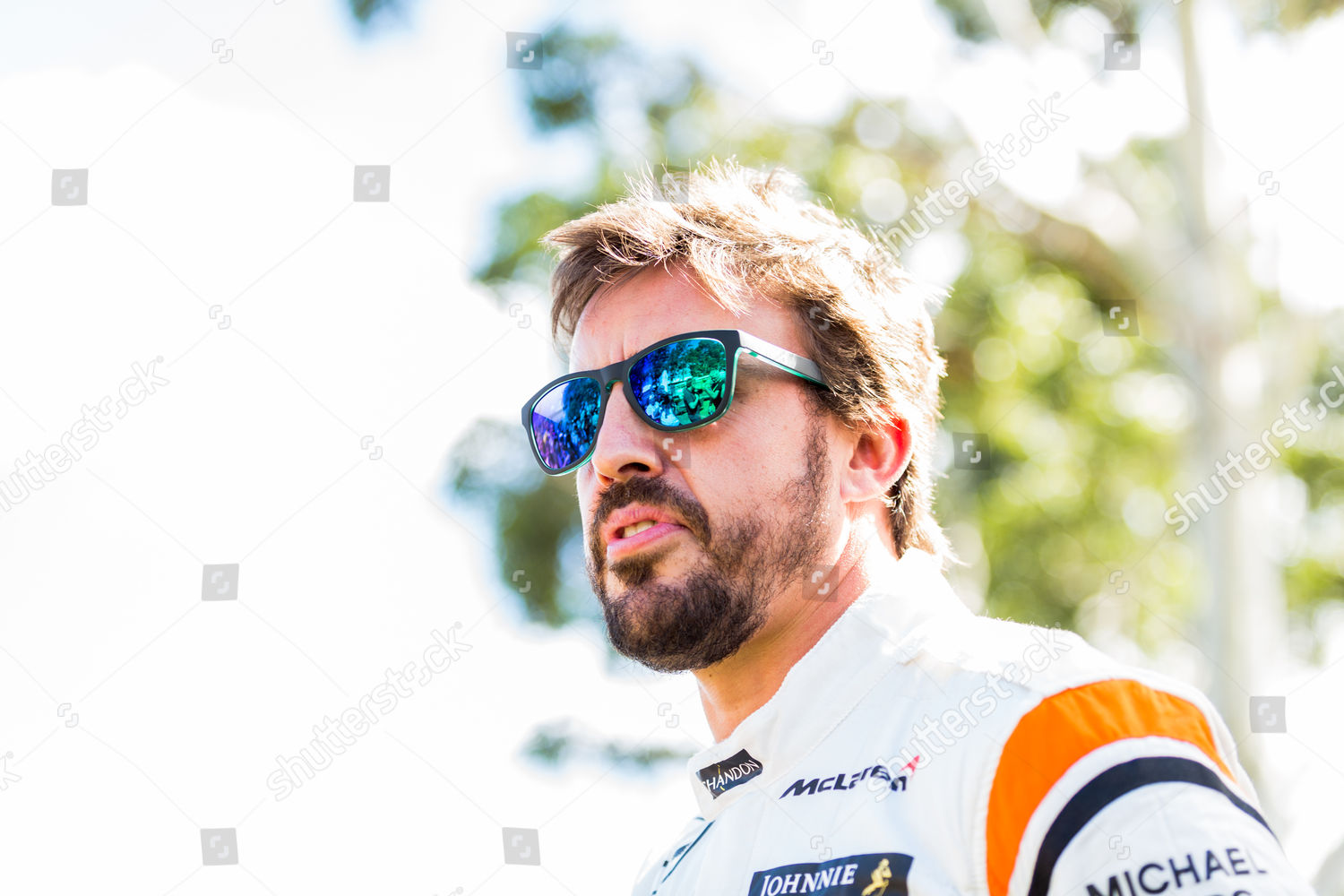 Fernando Alonso Spain Driving Mclaren Honda Editorial Stock Photo ...