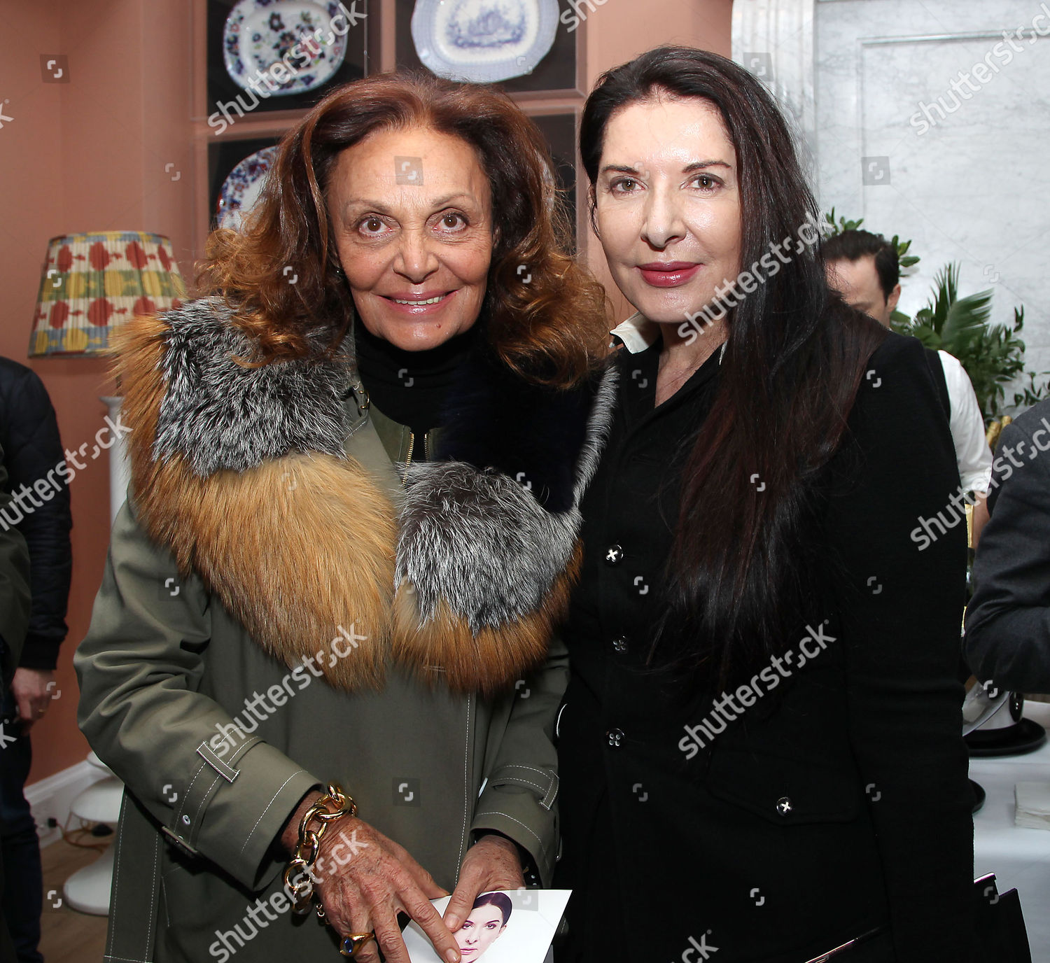 Diane Von Furstenberg Marina Abramovic Editorial Stock Photo - Stock ...