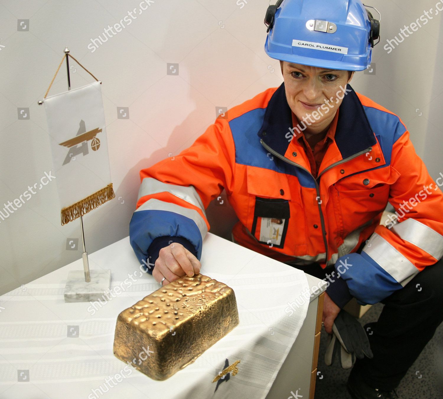 Raw Ingot Gold Still Impure Will Editorial Stock Photo - Stock Image ...