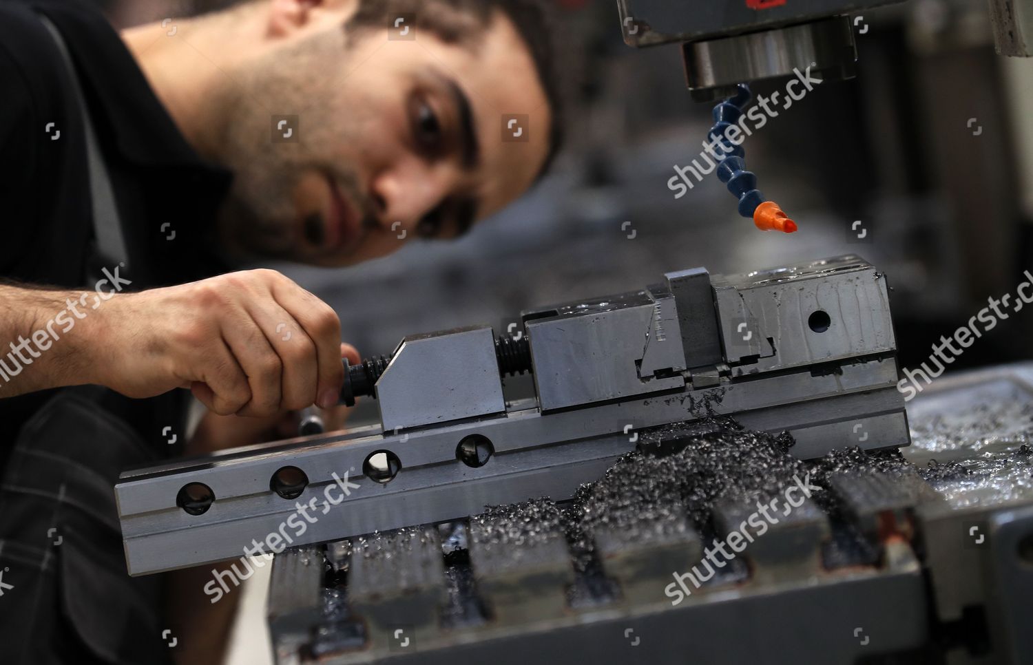 Apprentice Works On Machine Abb Formation Editorial Stock Photo - Stock ...