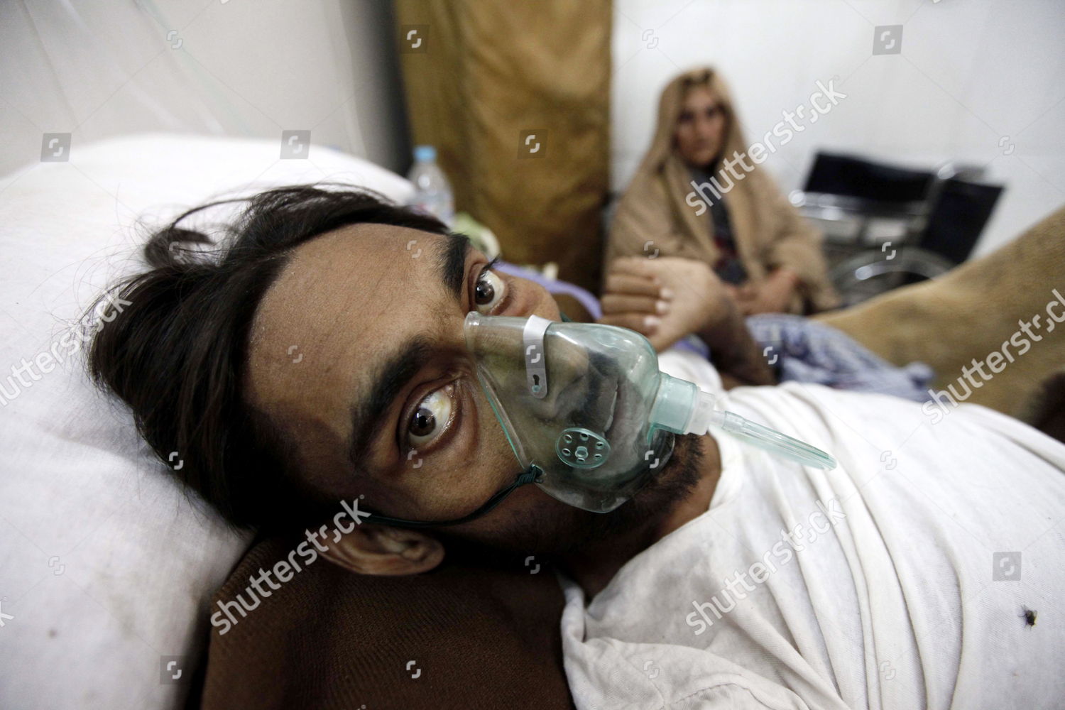 Patient Suffering Tuberculosis Tb Receives Medical Editorial Stock ...