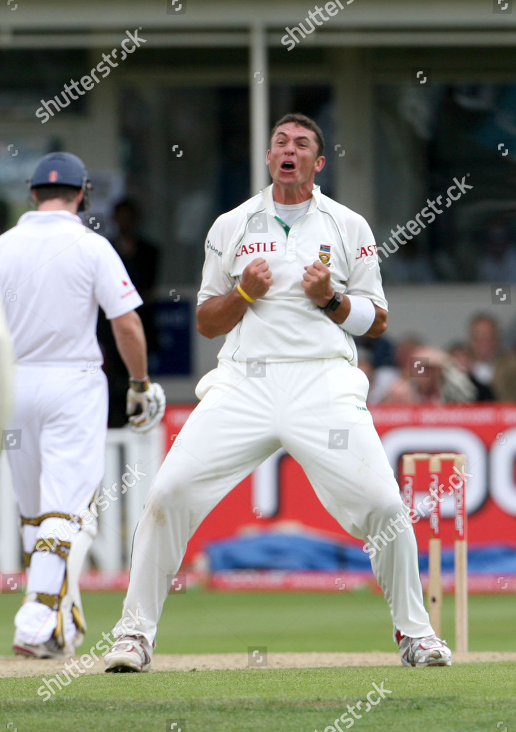 Andre Nel South Africa Celebrates Wicket Editorial Stock Photo - Stock ...