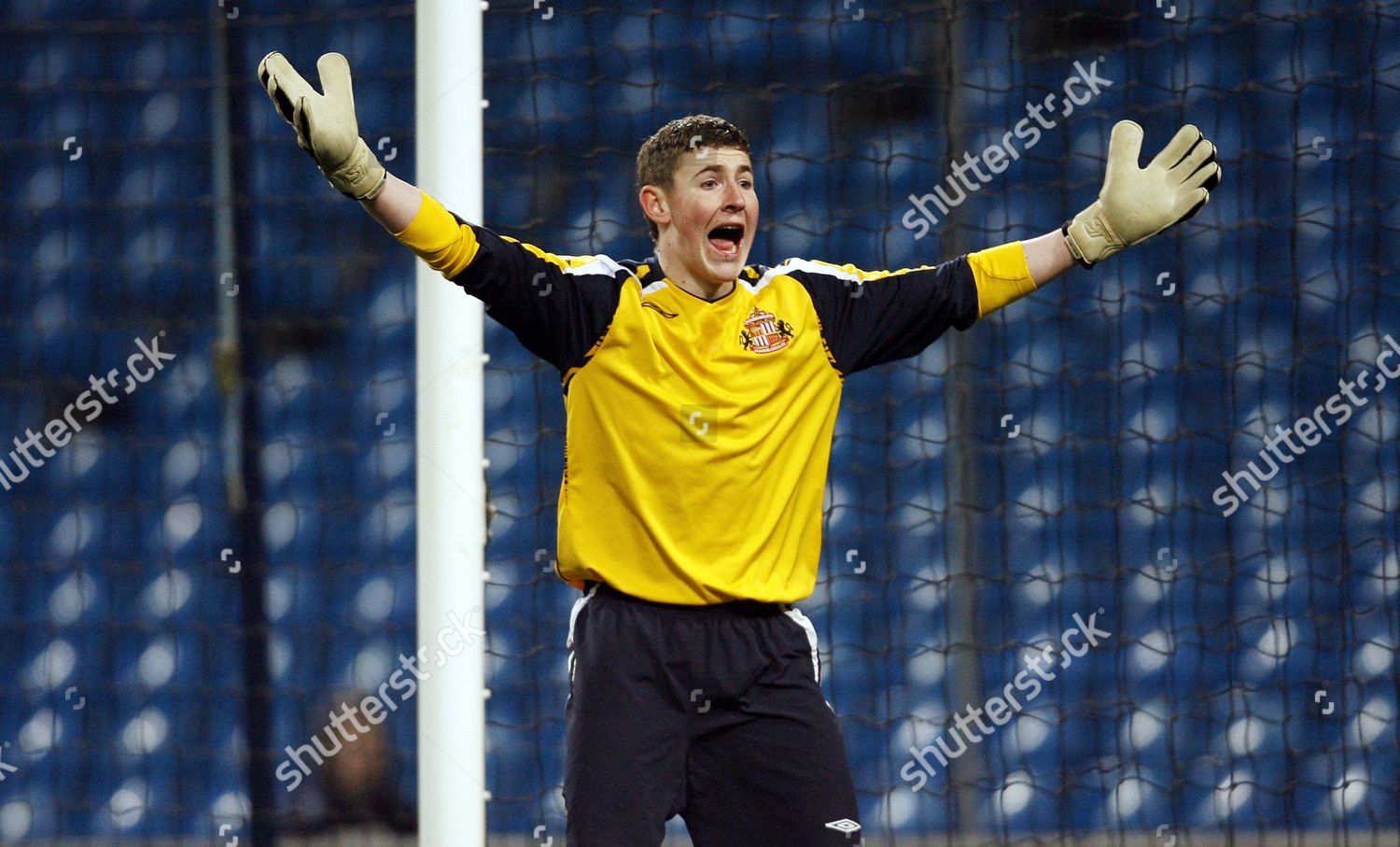 Sunderland Goalkeeper Dan Staples Editorial Stock Photo - Stock Image ...